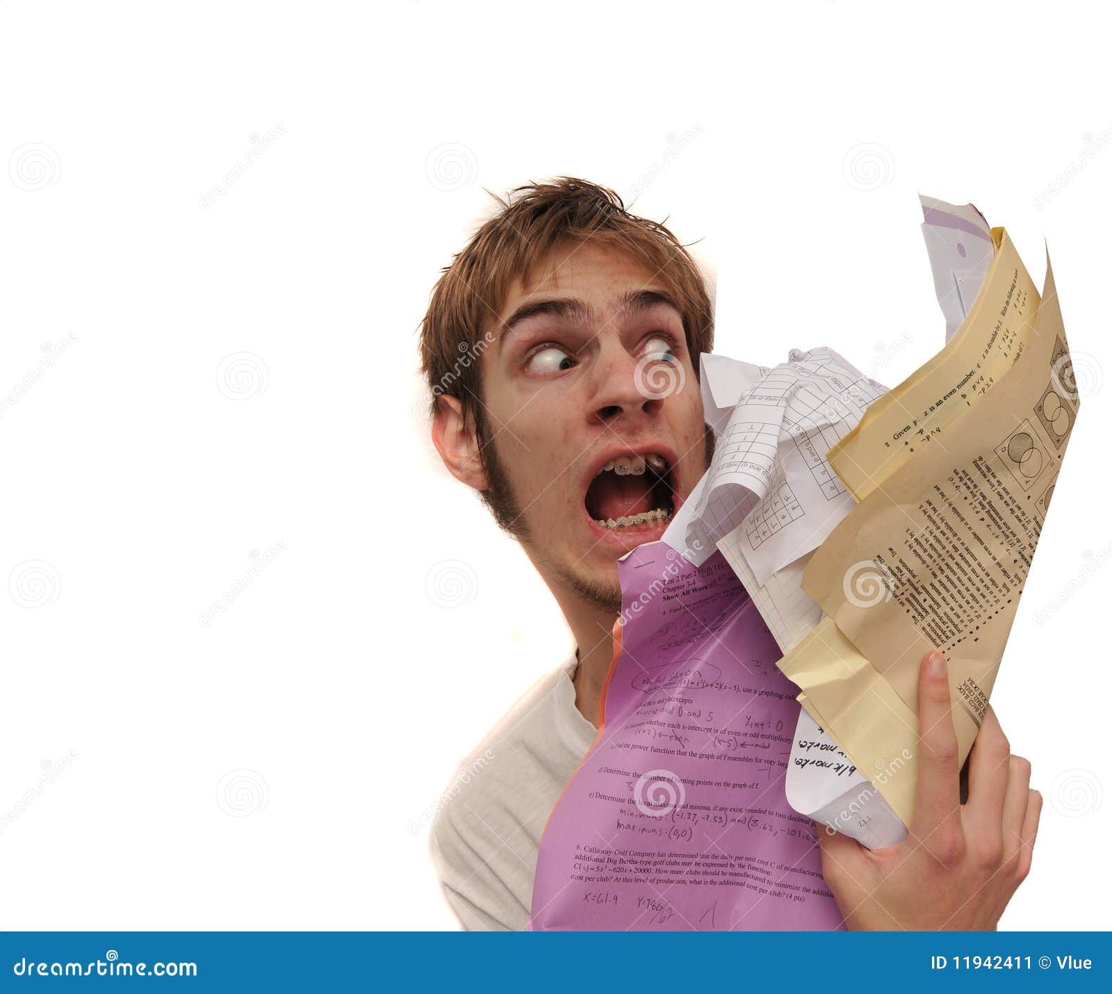 Attack of the paperwork stock image. Image of overload - 11942411