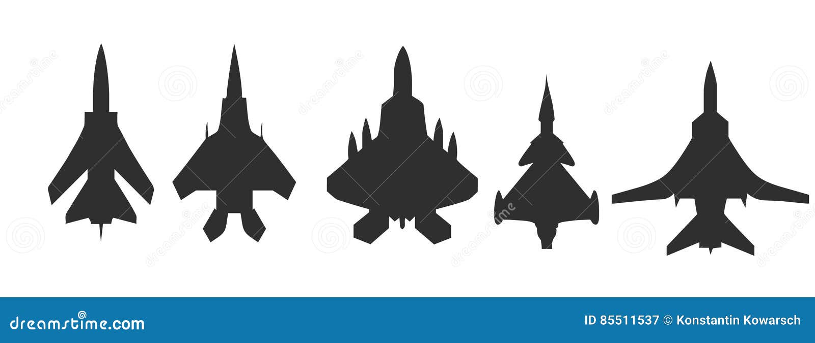 Attack Plane Icon Set - Vector Stock Vector - Illustration of attack ...