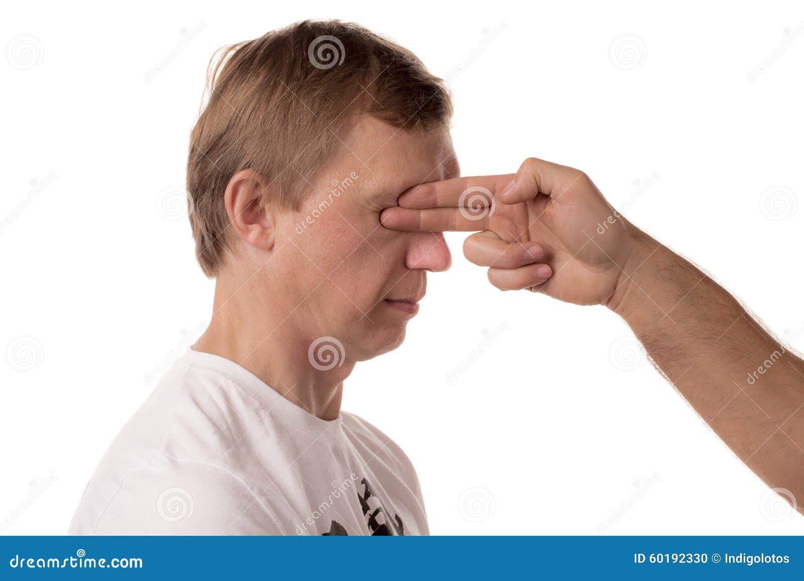 Attack To the Head for Defeat. Stock Photo - Image of implement, effort ...