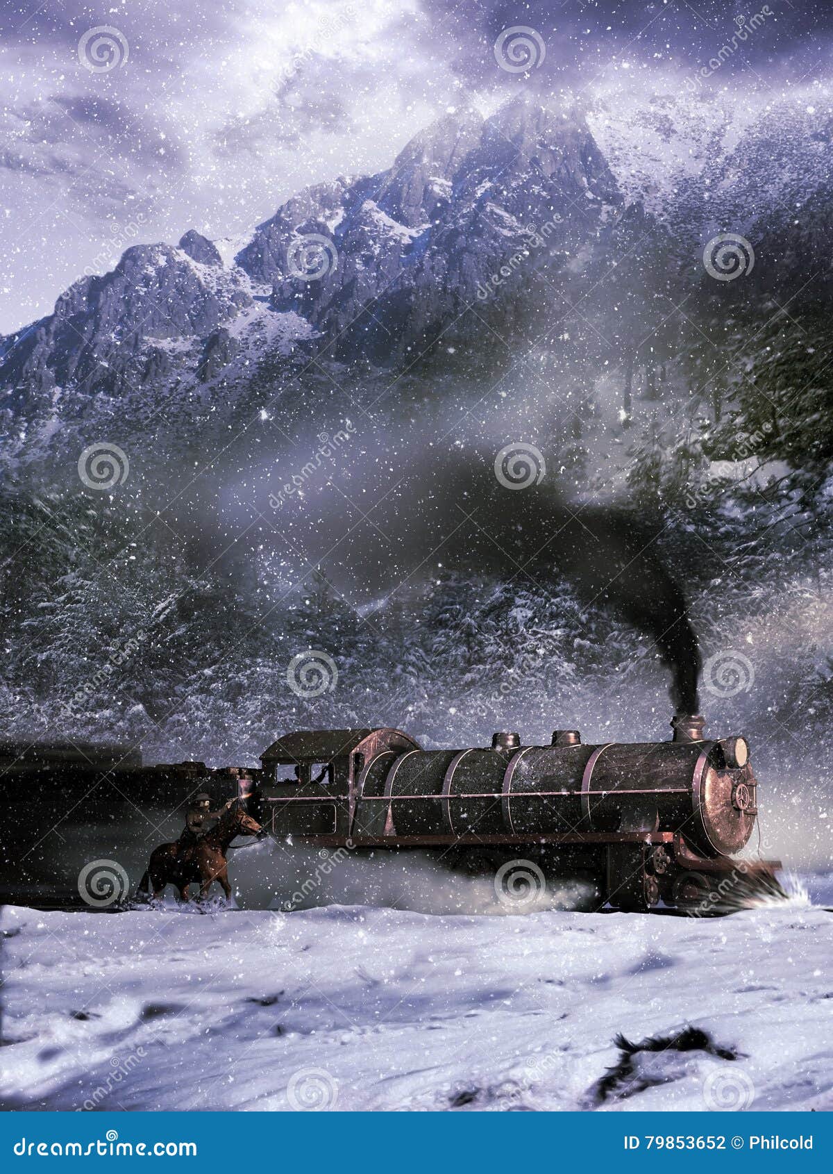 Attack to the train stock illustration. Illustration of danger - 79853652
