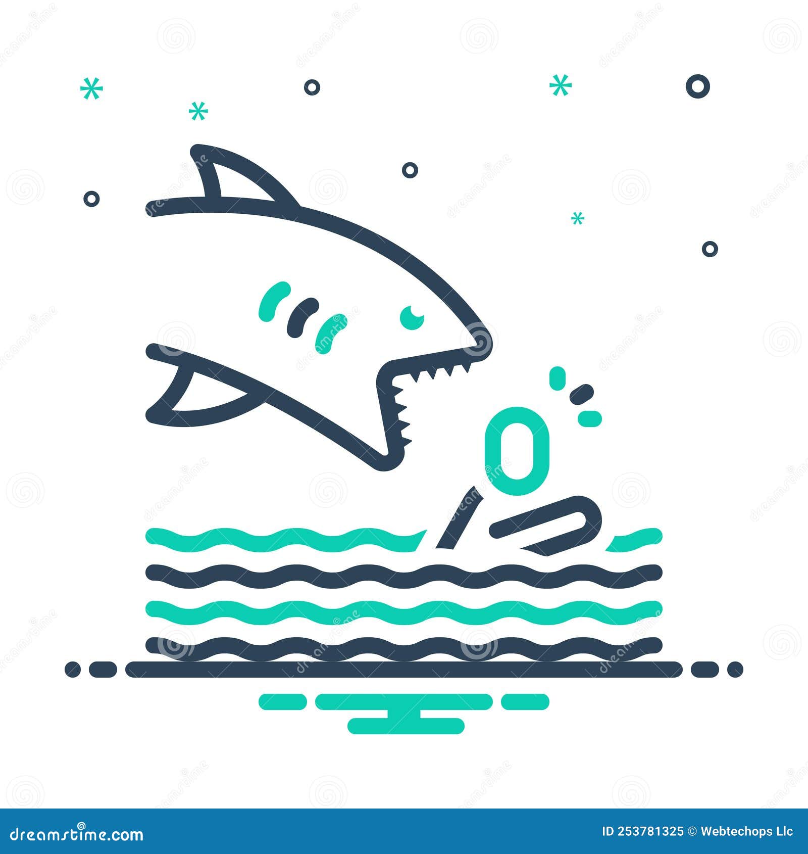 Mix Icon for Attacked, Assault and Irruption Stock Vector ...