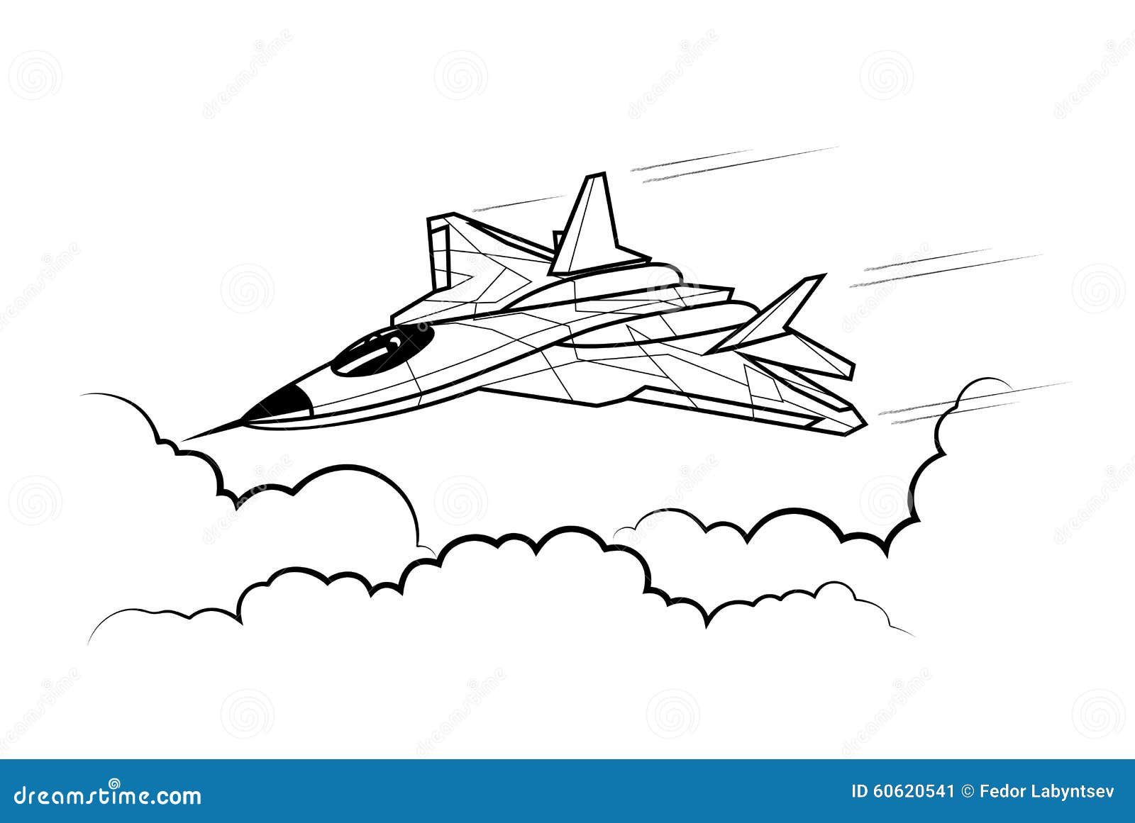 Attacking Aircraft Peel Off Portrait View Royalty-Free Stock ...