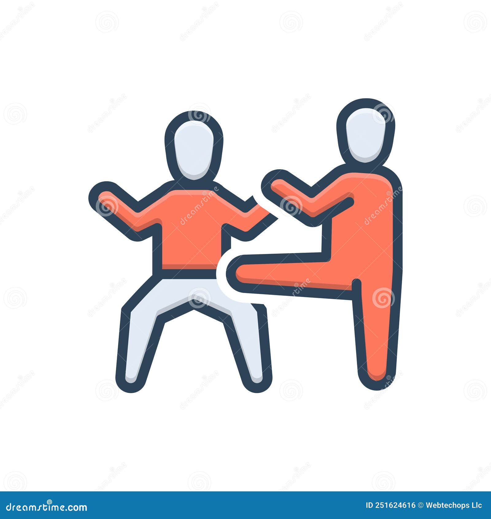 Color Illustration Icon for Attacks, Invasion and Aggression Stock ...