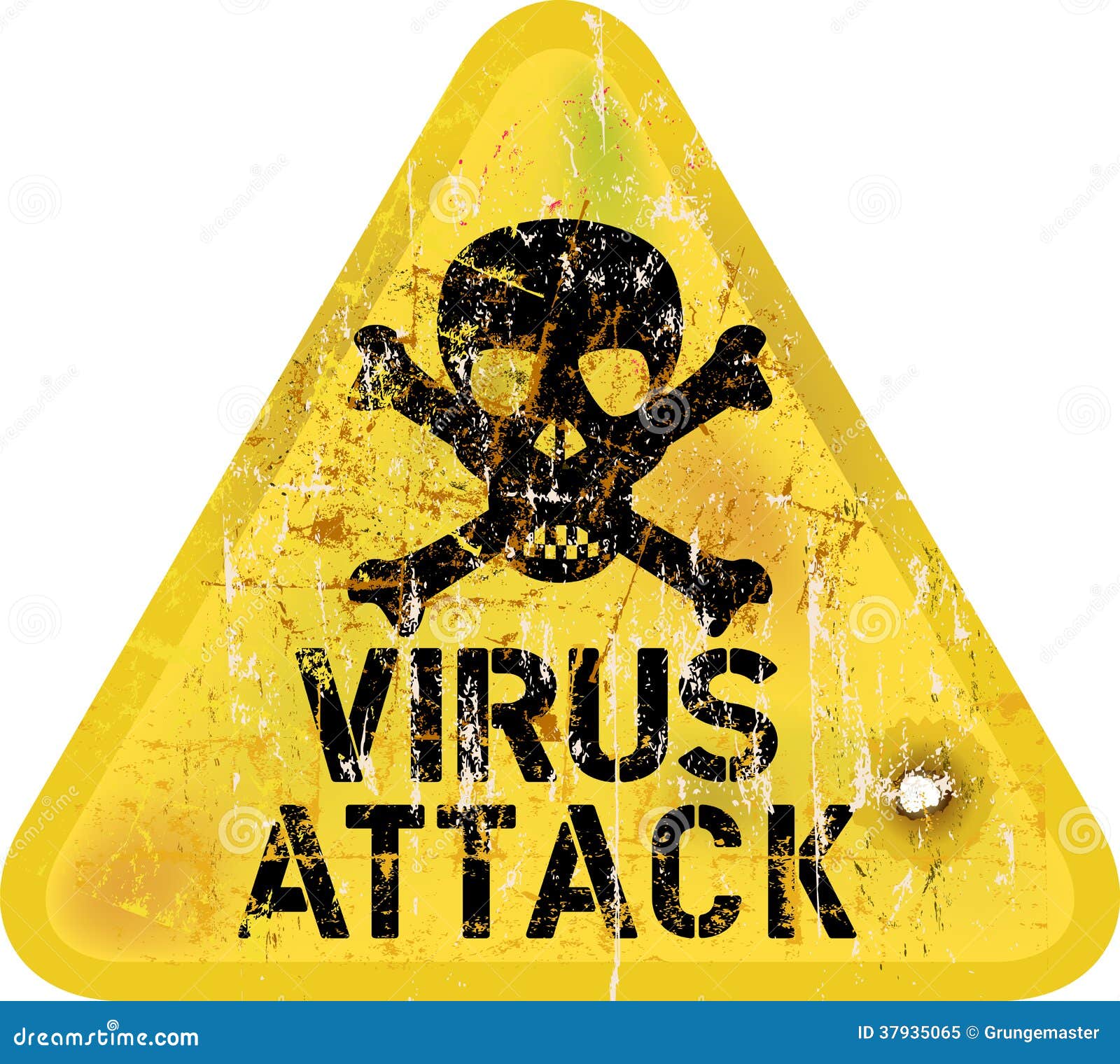 Attaque De Virus Informatique Illustration de Vecteur - Illustration du ...