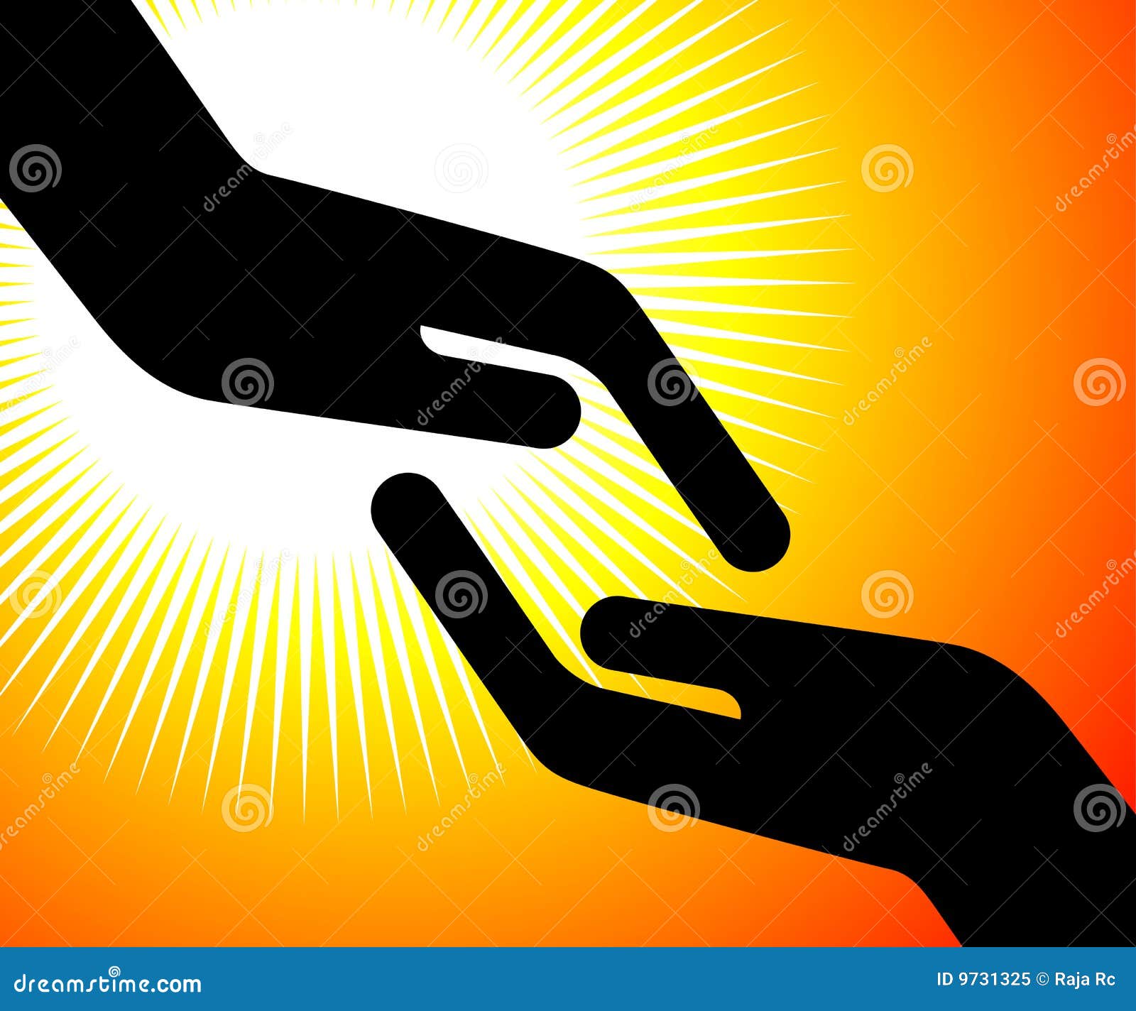 Atteinte de la main illustration de vecteur. Illustration du masculin ...