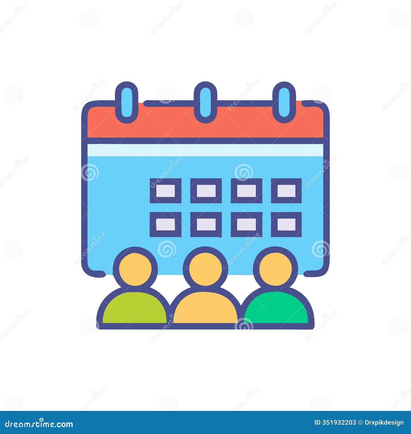 Class Participation Icon Vector Illustration | CartoonDealer.com #351933664