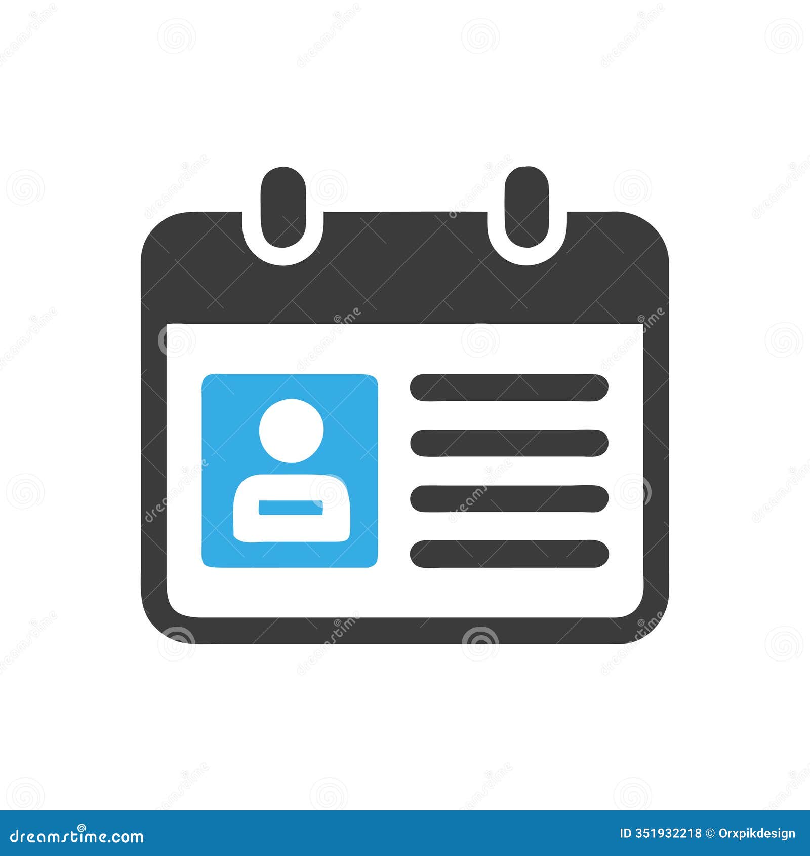 Attendance Register Icon Vector Illustration | CartoonDealer.com #351932218