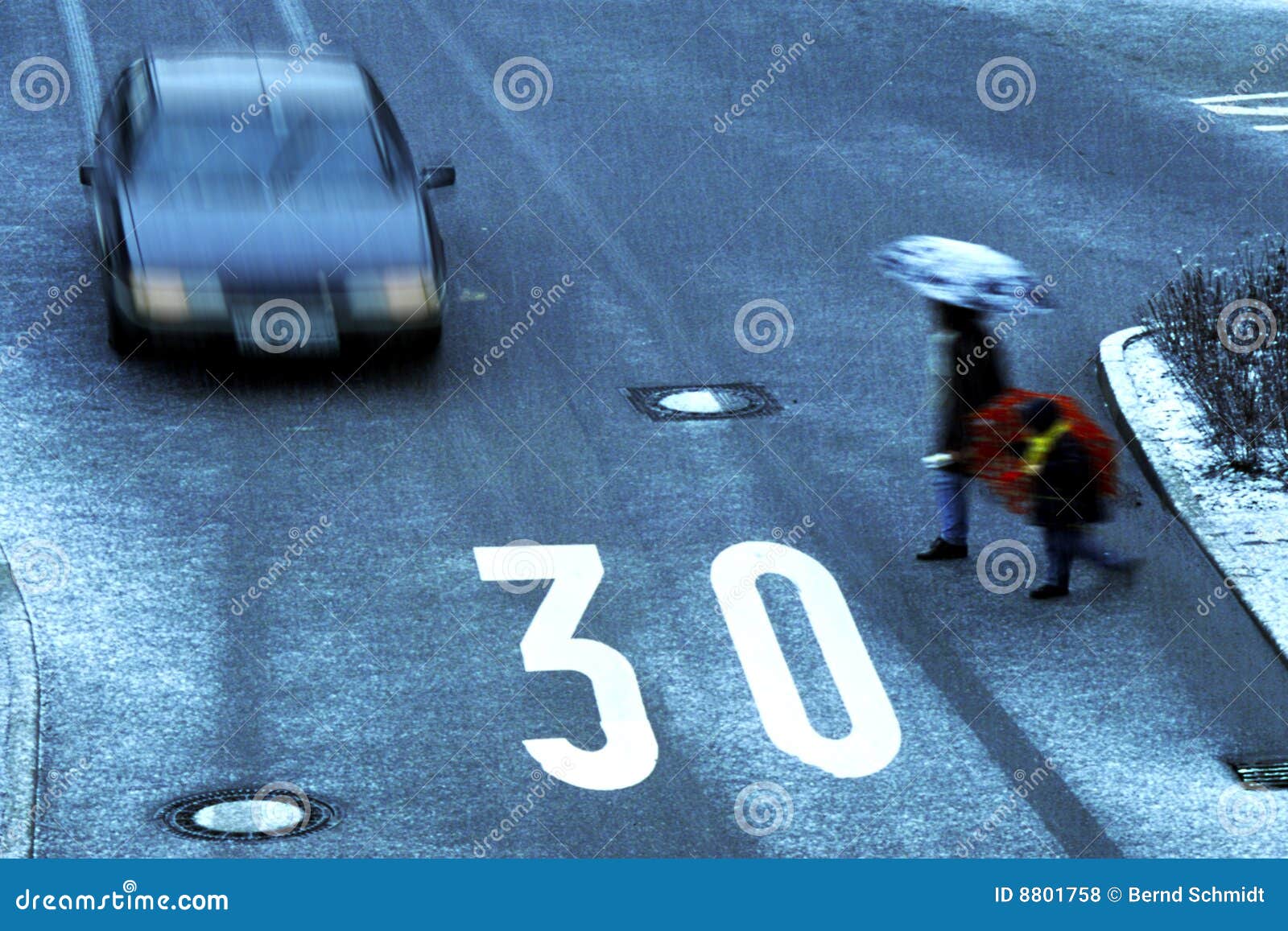 Attention a car is coming stock photo. Image of traffic - 8801758