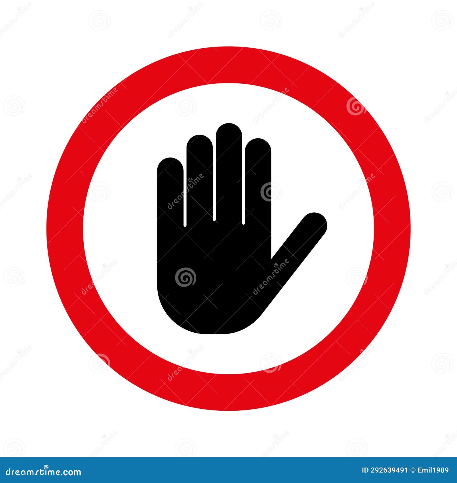 Caution Hand Abrasion Belt Drive Do Not Touch Symbol Sign, Vector ...