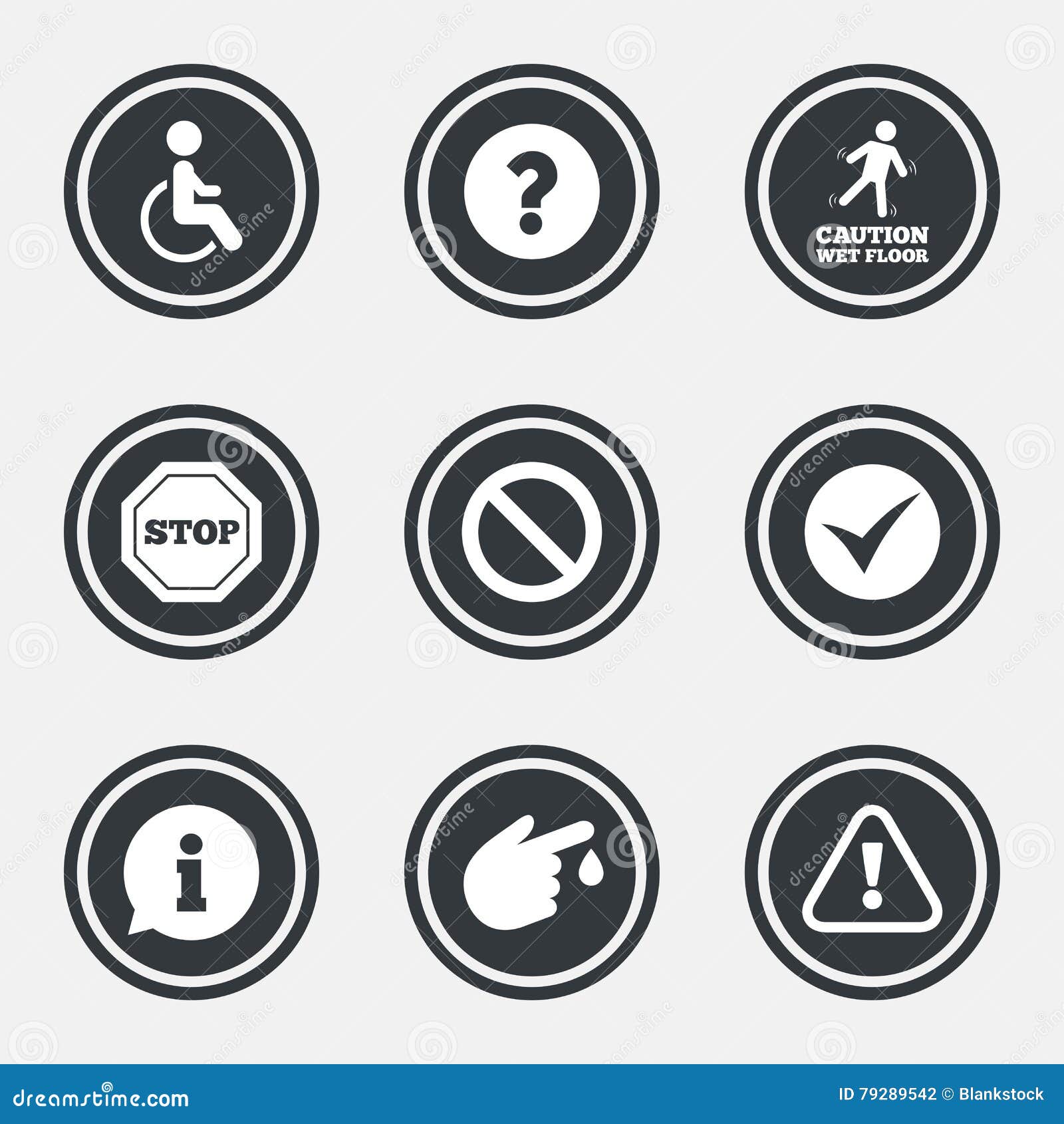 Caution Disabled Parking Only Symbol Sign, Vector Illustration ... Caution Disabled Parking Only Symbol Sign, Vector Illustration ...