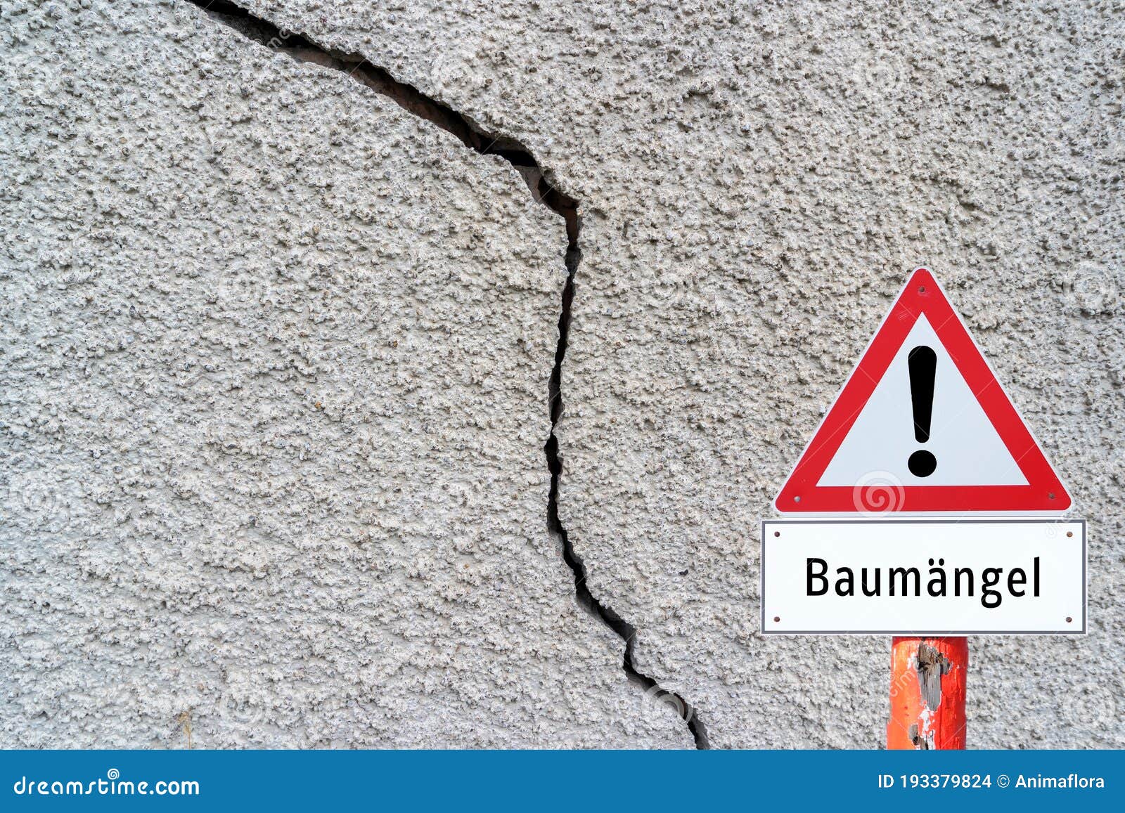 Attention Construction Damage Shield Stock Photo - Image of property ...