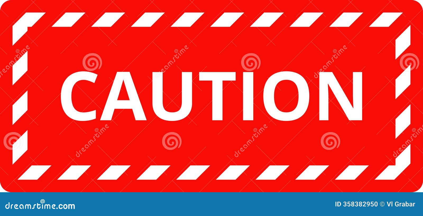 Attention Danger Warning Caution Vector Signs. Various White and Red ...