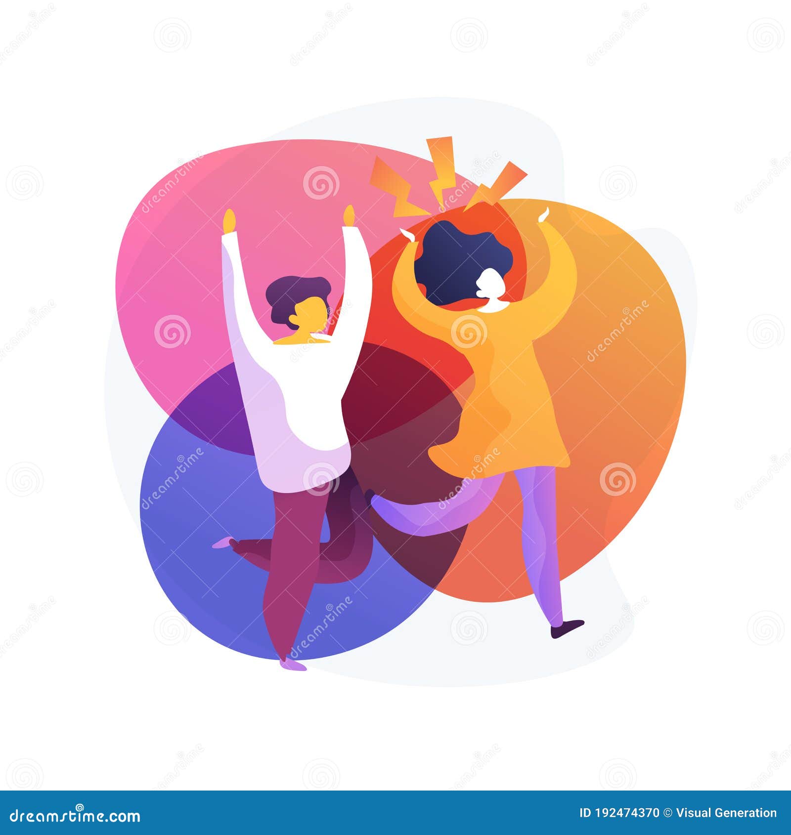 Hyperactivity Concept Icon Vector Illustration | CartoonDealer.com ...