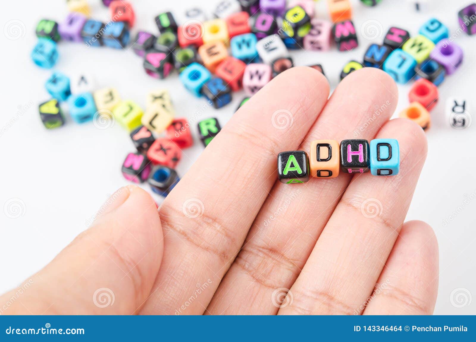 Attention Deficit Hyperactivity Disorder or ADHD Concept Stock Photo ...