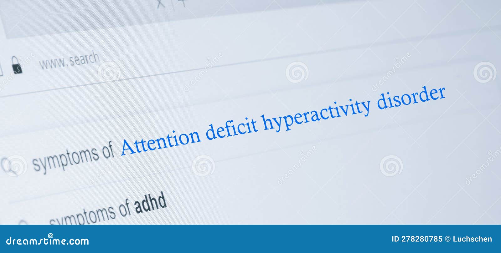 Attention Deficit Hyperactivity Disorder (ADHD Stock Image - Image of ...
