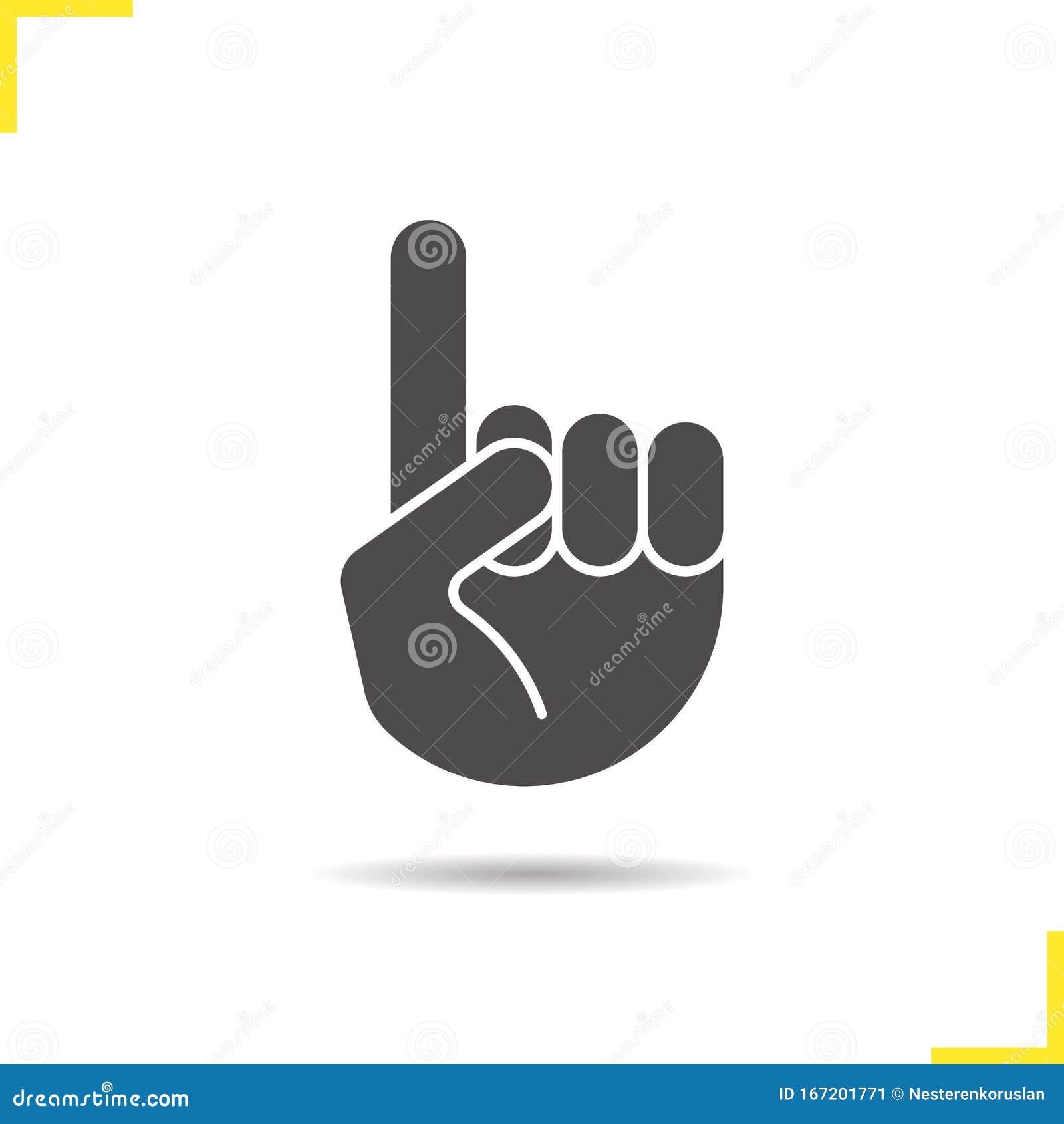 Attention Hand Gesture Glyph Icon Stock Vector - Illustration of ... Attention Hand Gesture Glyph Icon Stock Vector - Illustration of ...