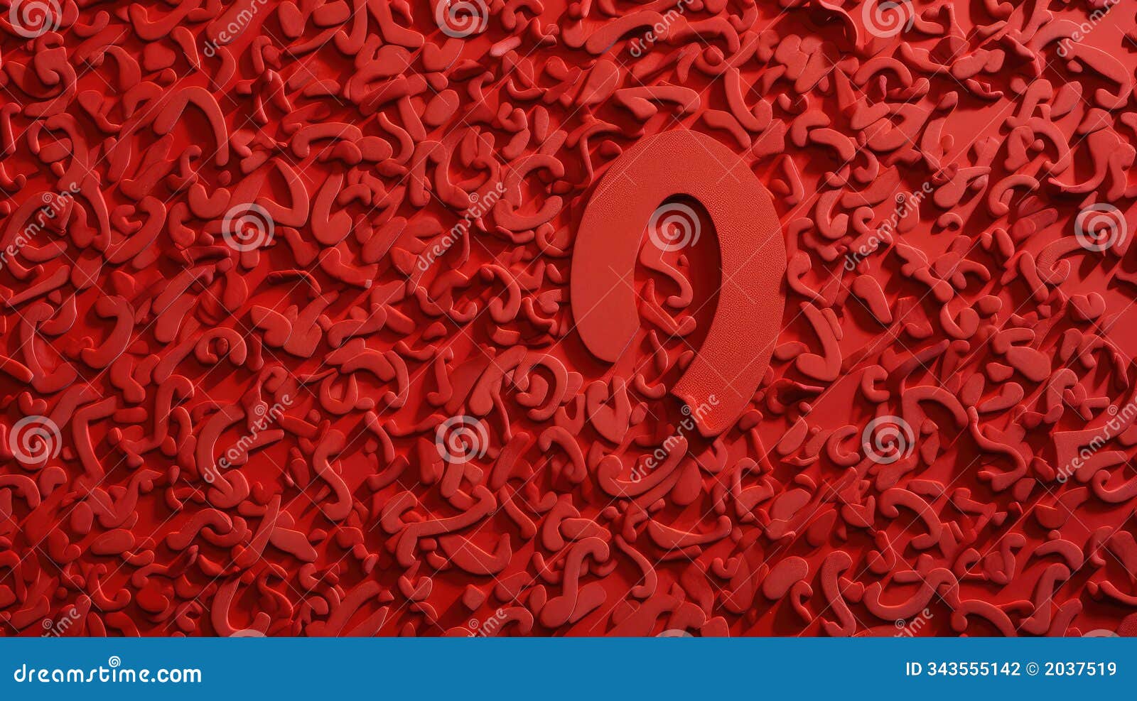 Attention Question Marks Red Stock Illustration - Illustration of ...