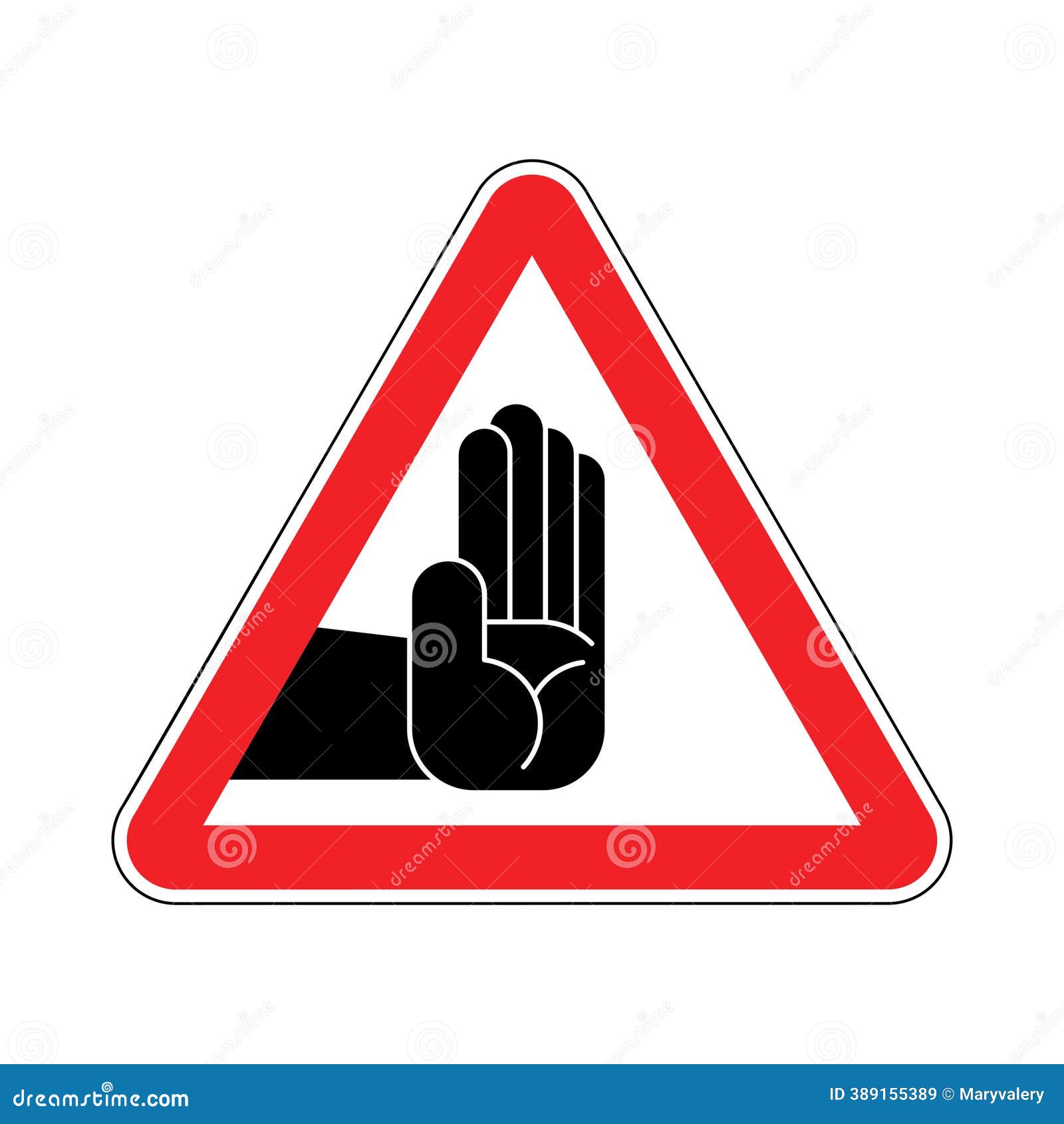 Caution Hand Abrasion Belt Drive Symbol Sign, Vector Illustration ...