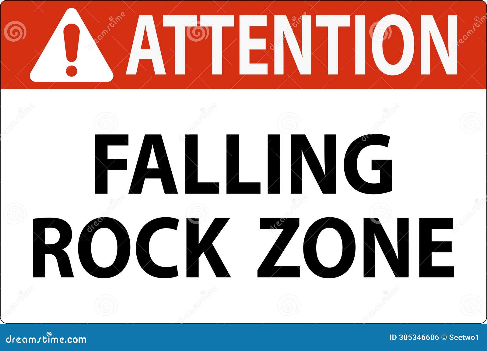 Attention Rock Music. Warning Rock Hand Symbol. Danger Road Sign Vector ...