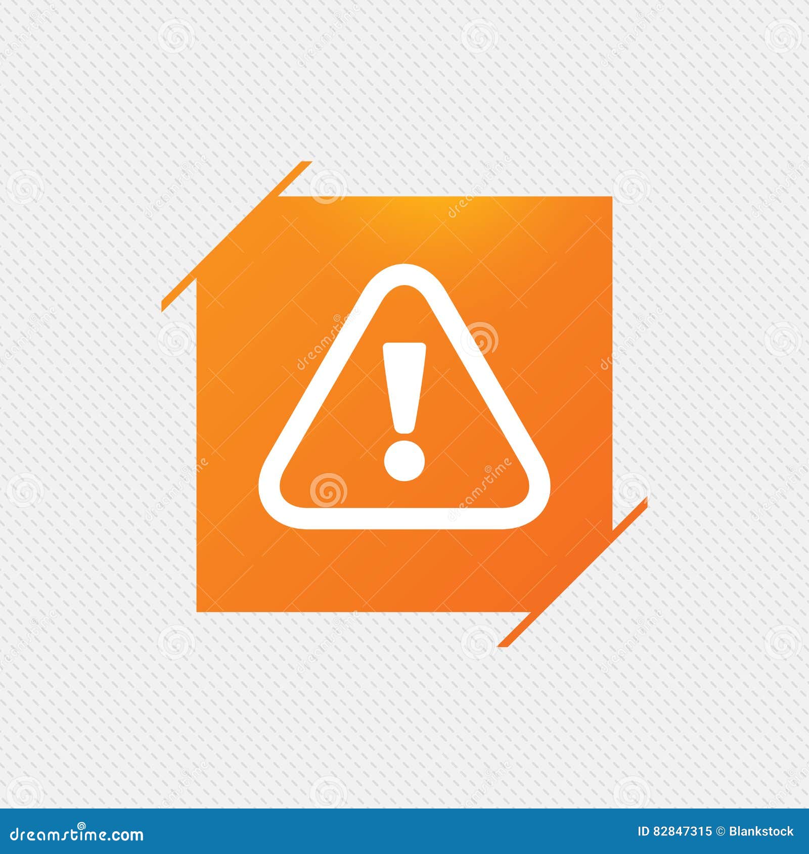 Attention Sign Icon. Exclamation Mark Stock Vector - Illustration of ...