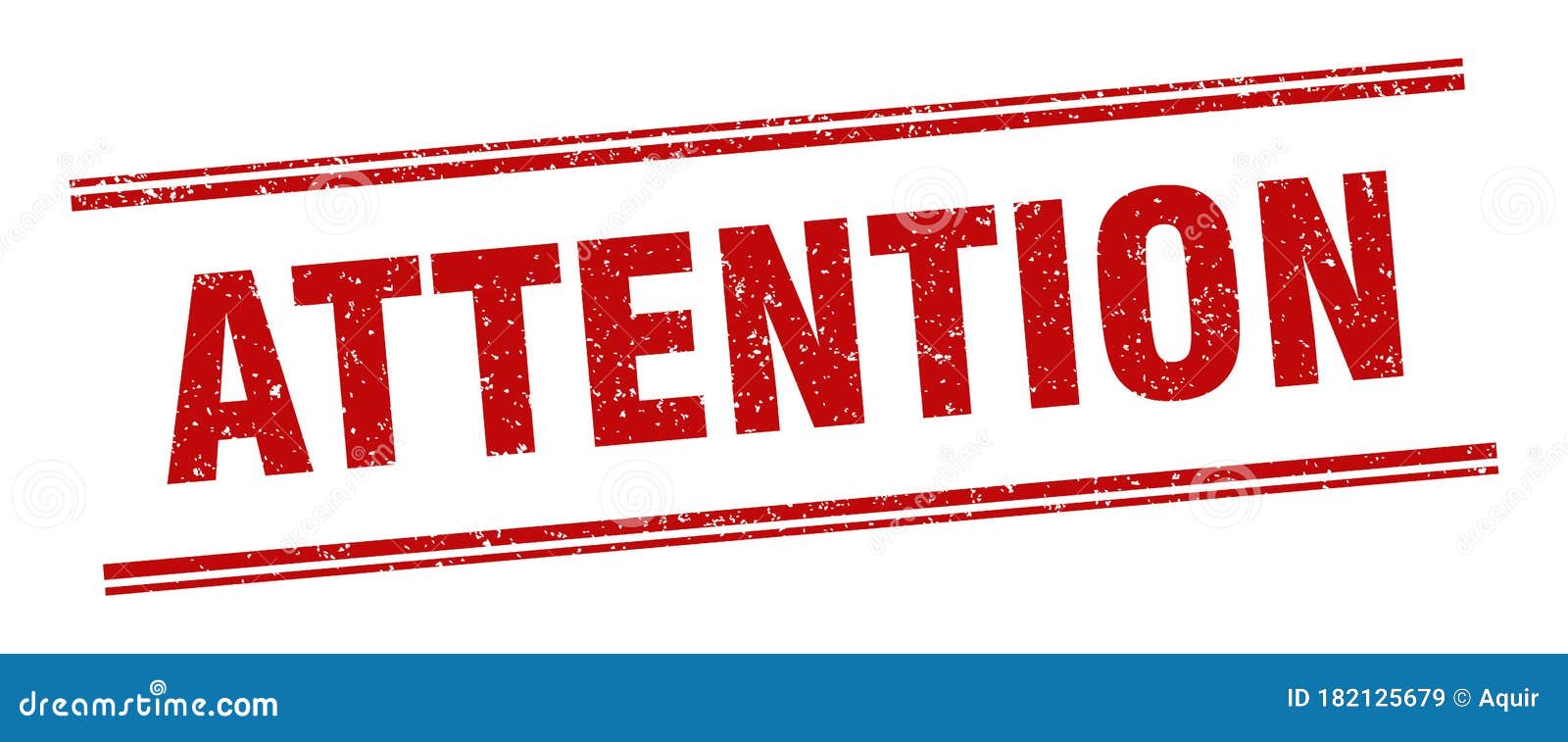 Attention Stamp. Attention Square Grunge Sign Stock Vector ...