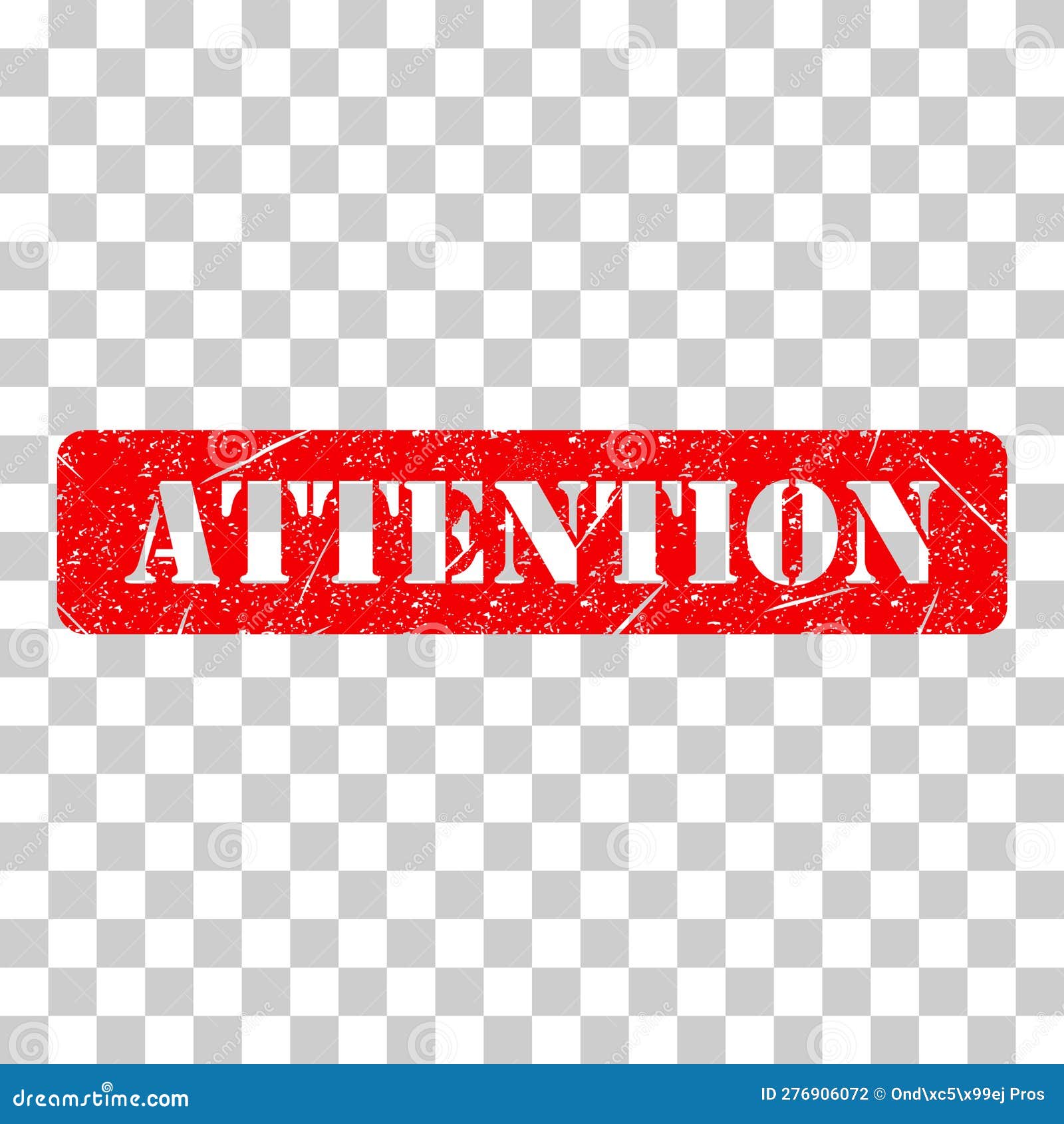 Attention Stamp Symbol, Label Sticker Sign Button, Text Banner Vector ...