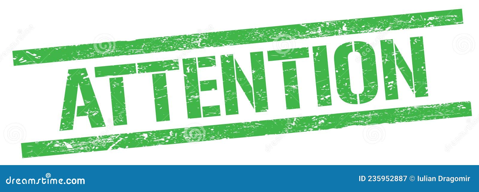 ATTENTION Text on Green Grungy Rectangle Stamp Stock Illustration ... ATTENTION Text on Green Grungy Rectangle Stamp Stock Illustration ...