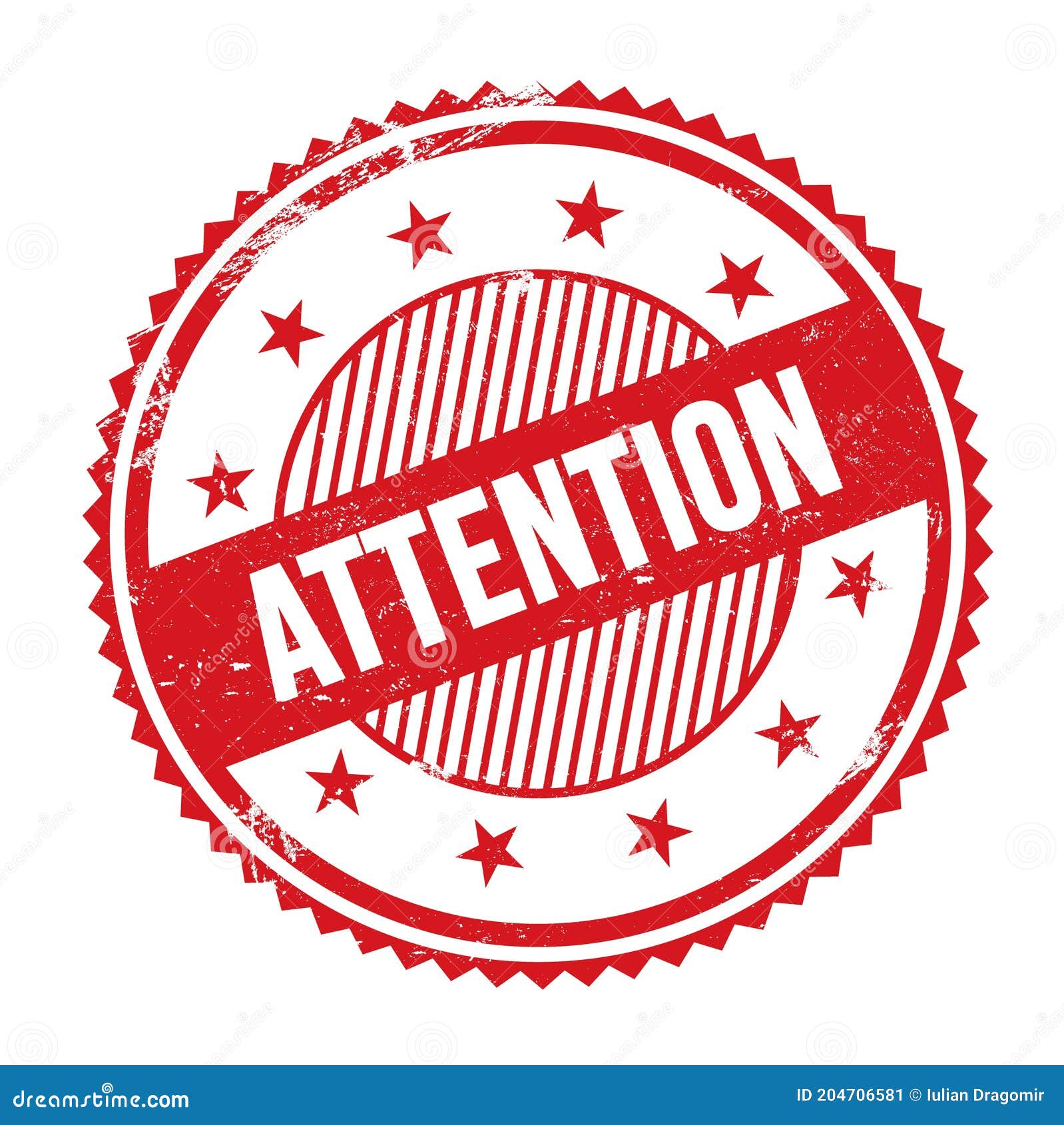 ATTENTION Text Written on Red Grungy Round Stamp Stock Illustration ... ATTENTION Text Written on Red Grungy Round Stamp Stock Illustration ...