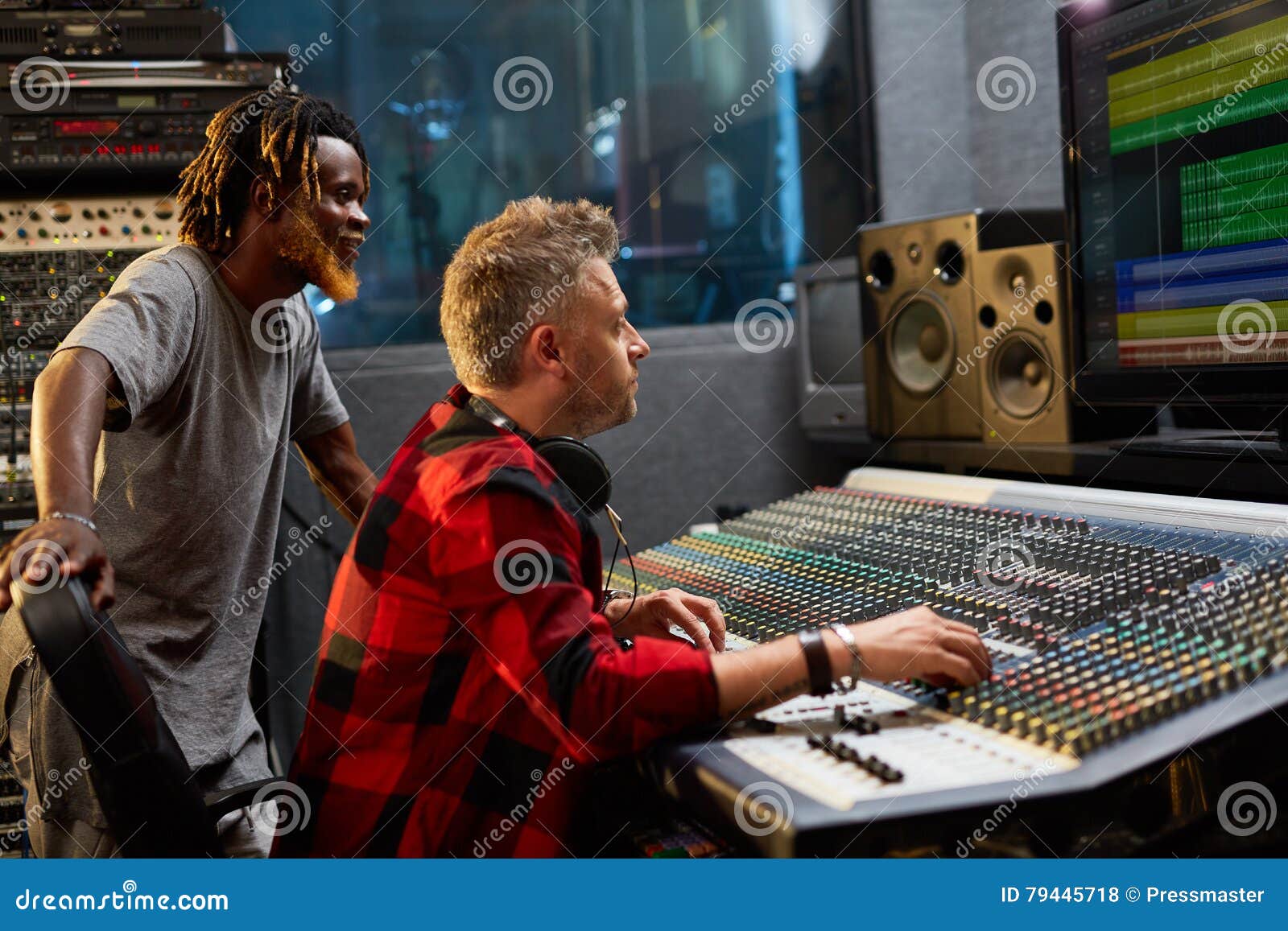 Attention to display stock photo. Image of soundoperator - 79445718