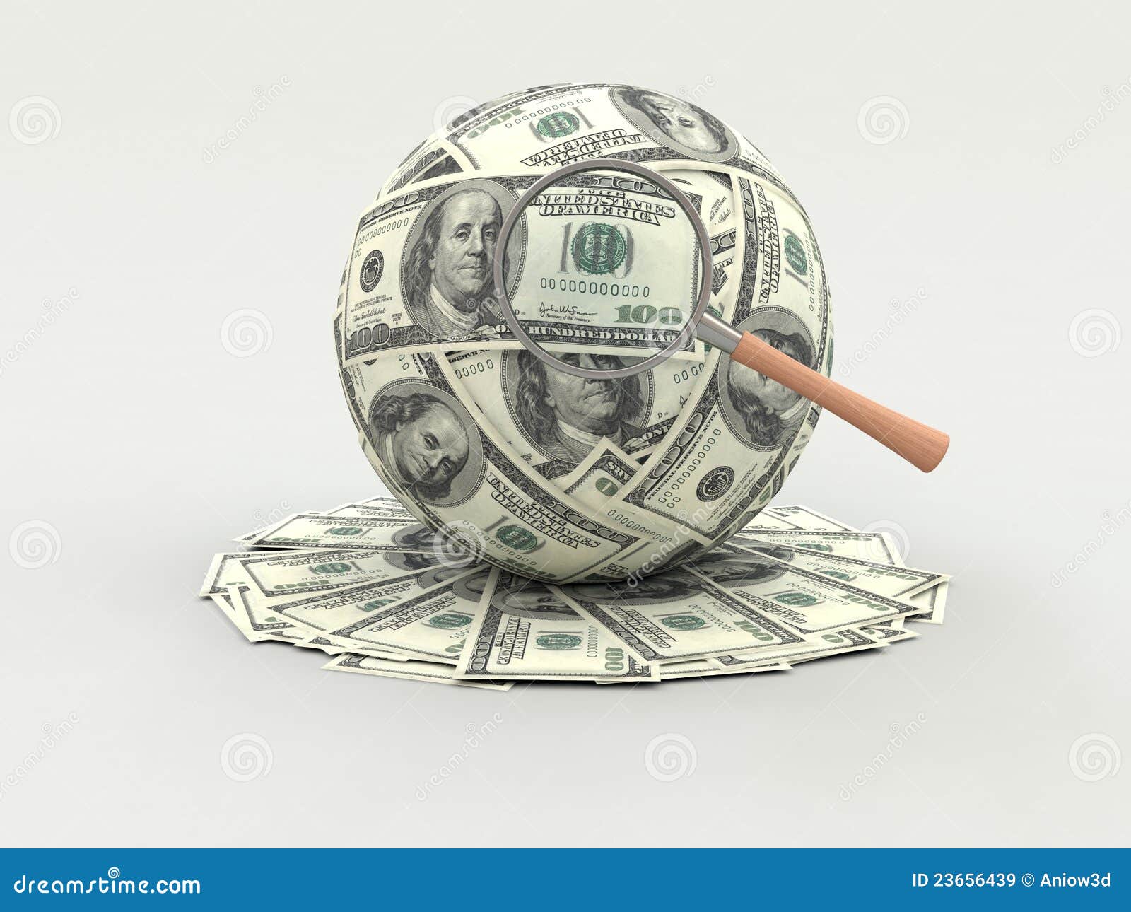 The attention to money stock illustration. Illustration of firm - 23656439