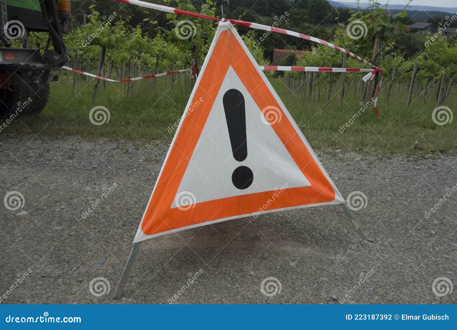 Attention Traffic or Road Sign Stock Photo - Image of pictogram, signs ...