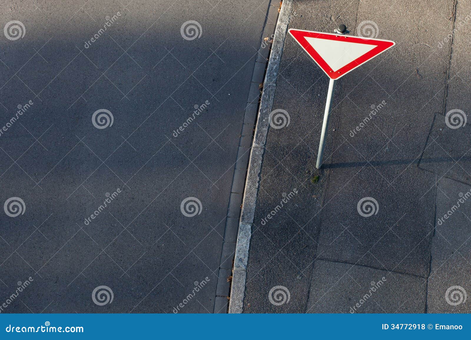 Attention Traffic Sign in Germany Stock Photo - Image of curve, caution ...