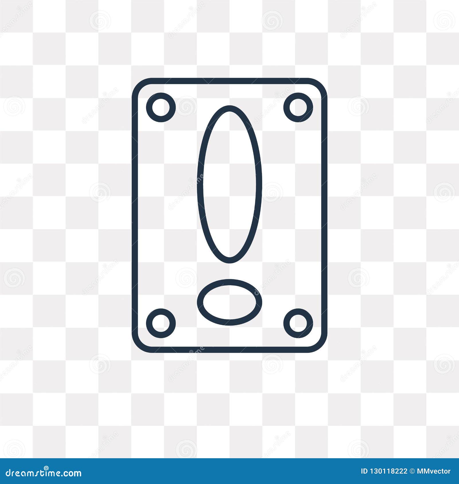 Attention Vector Icon Isolated on Transparent Background, Linear Stock ...