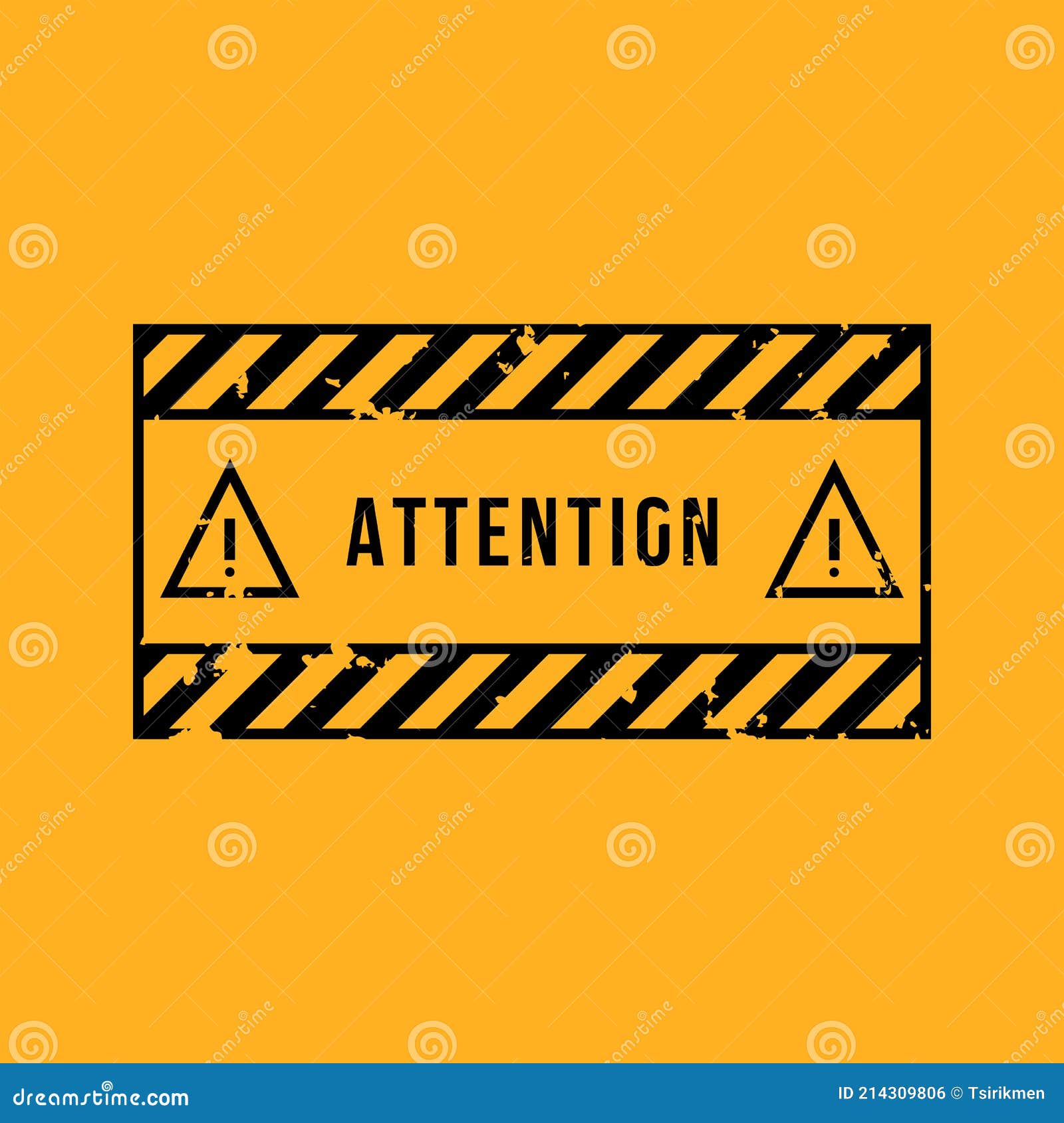Attention Vector Sign. Vector Icons Stock Vector - Illustration of stop ...
