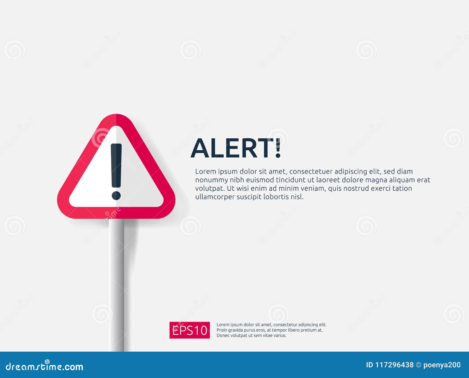 Attention Warning Alert Sign Banner with Exclamation Mark Symbol ... Attention Warning Alert Sign Banner with Exclamation Mark Symbol ...