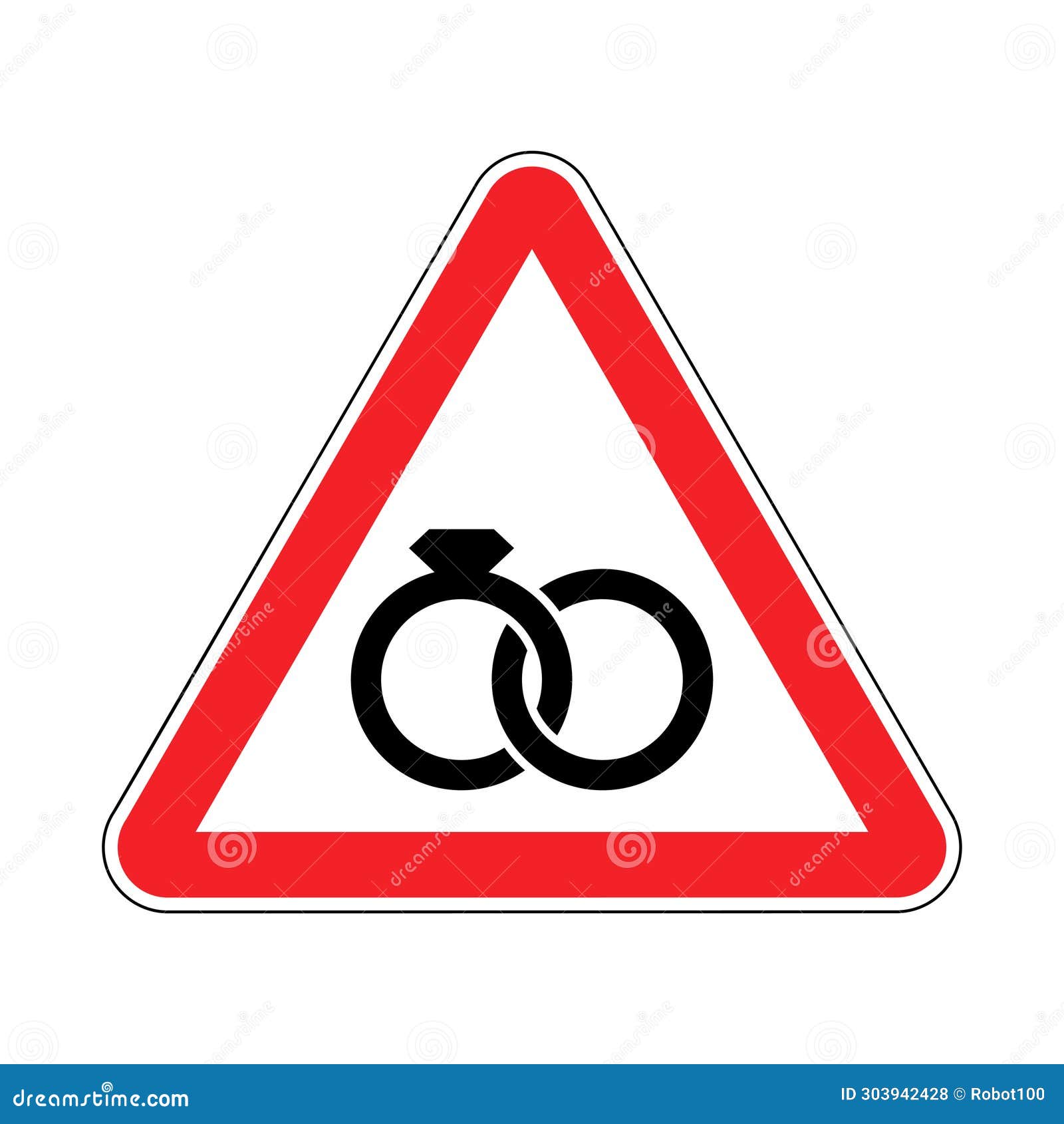 Wedding Sign And Rings Quote Text Or Wed Lettering With Weddingrings ...