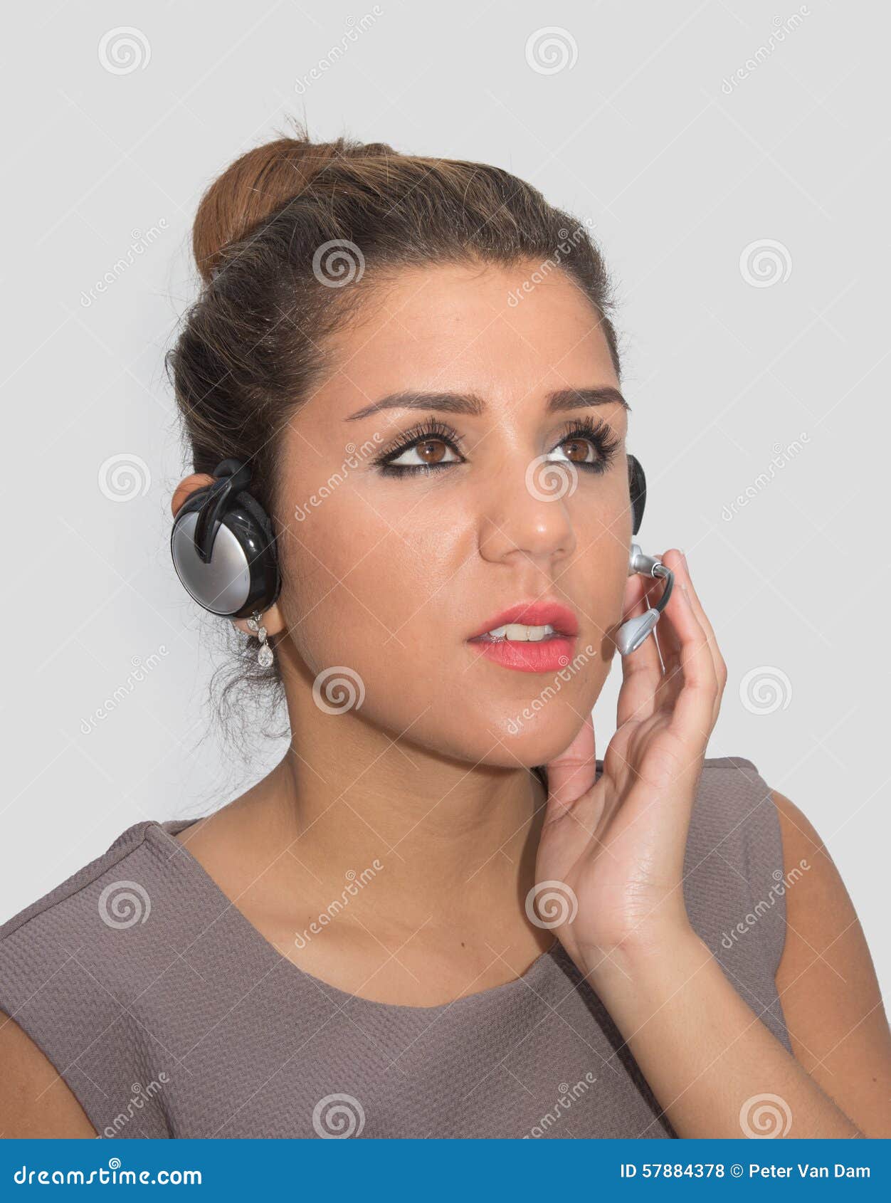 Attentive Customer Service Representative Stock Photo - Image of ...