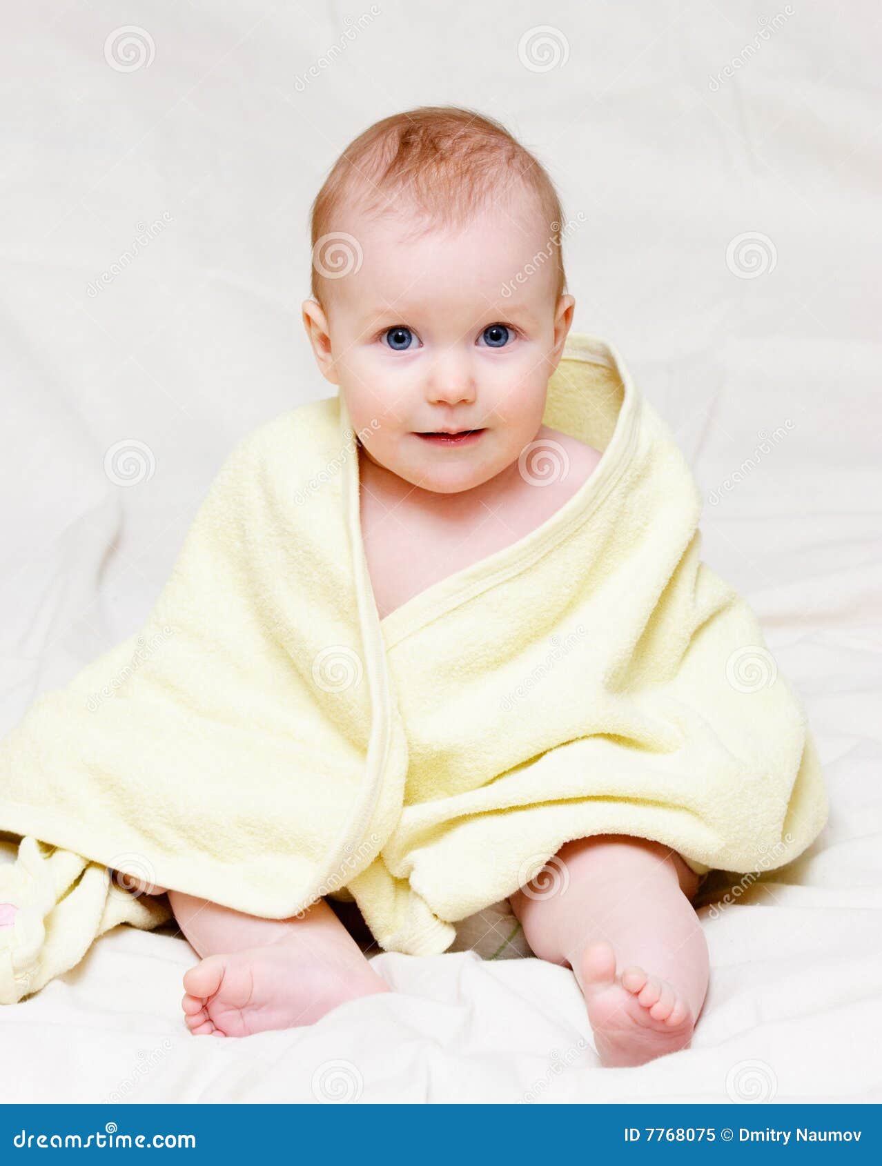 Attentive infant stock image. Image of female, girl, happiness - 7768075