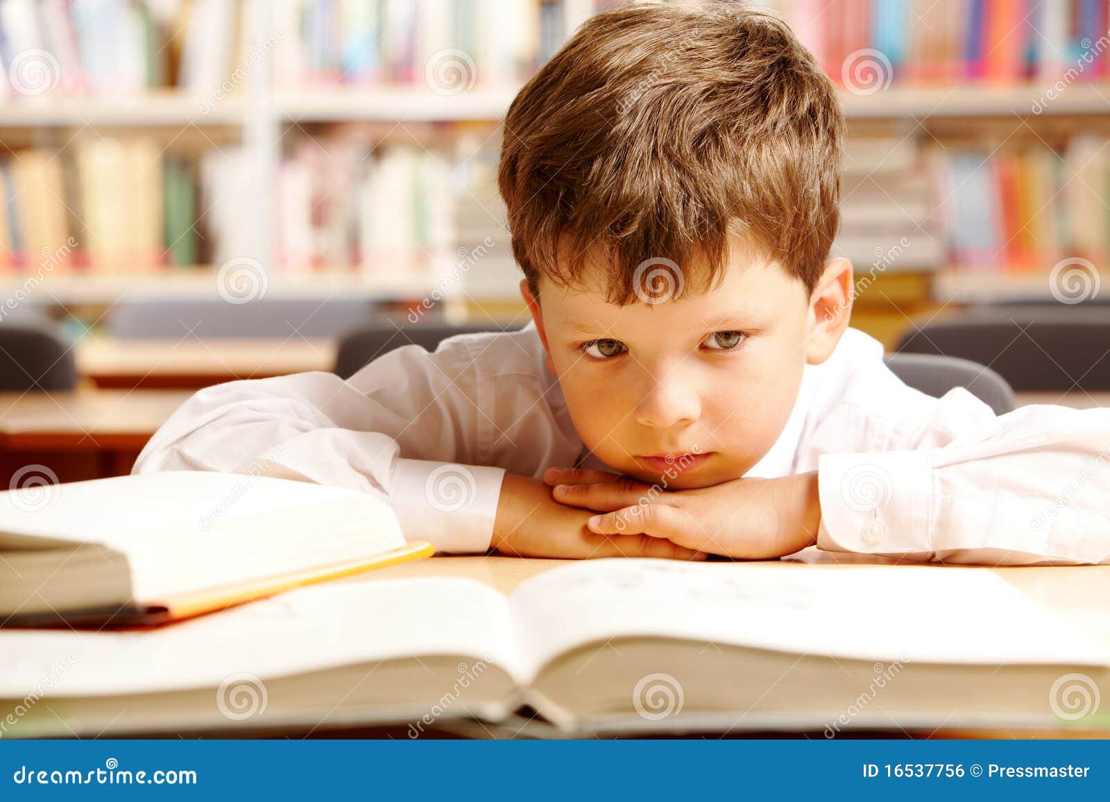 Attentive listener stock photo. Image of elementary, horizontal - 16537756