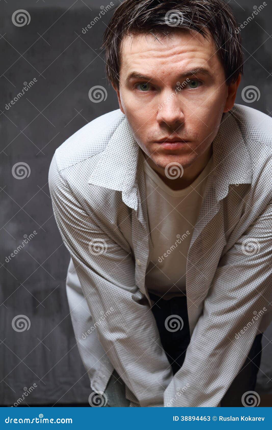 Attentive man. stock image. Image of indoor, caucasian - 38894463
