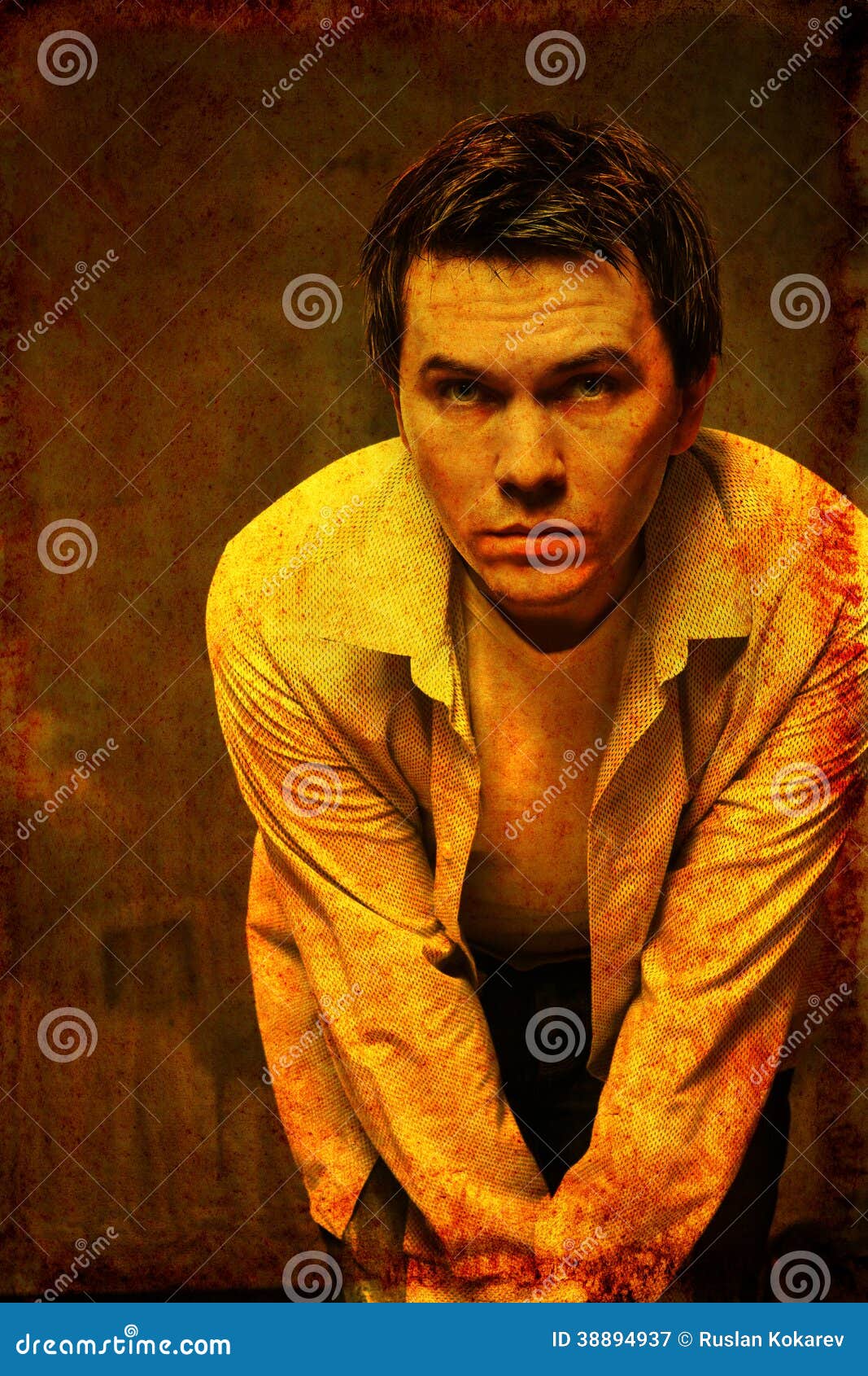 Attentive man. stock image. Image of caucasian, filtered - 38894937