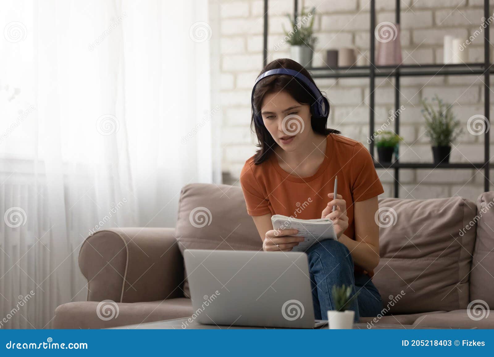 Attentive Young Programmer Touching Her Chin While Thinking Royalty ... Attentive Young Programmer Touching Her Chin While Thinking Royalty ...