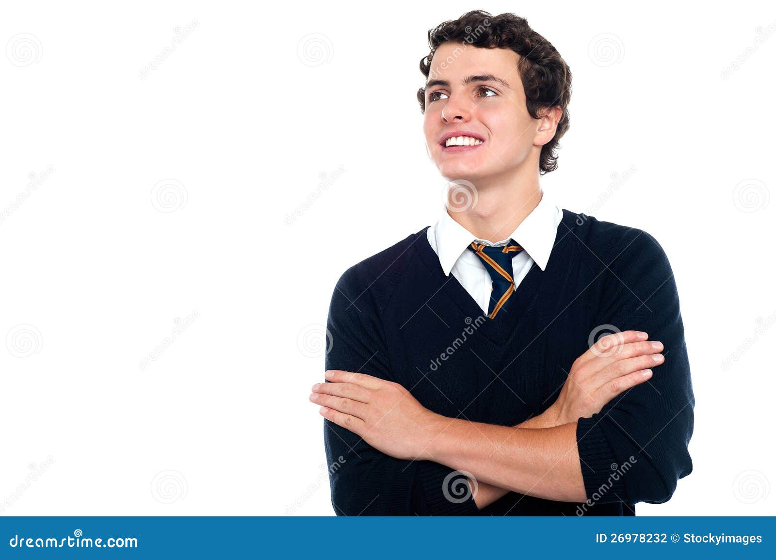 An Attentive Youngster Looking at the Board Stock Photo - Image of ...