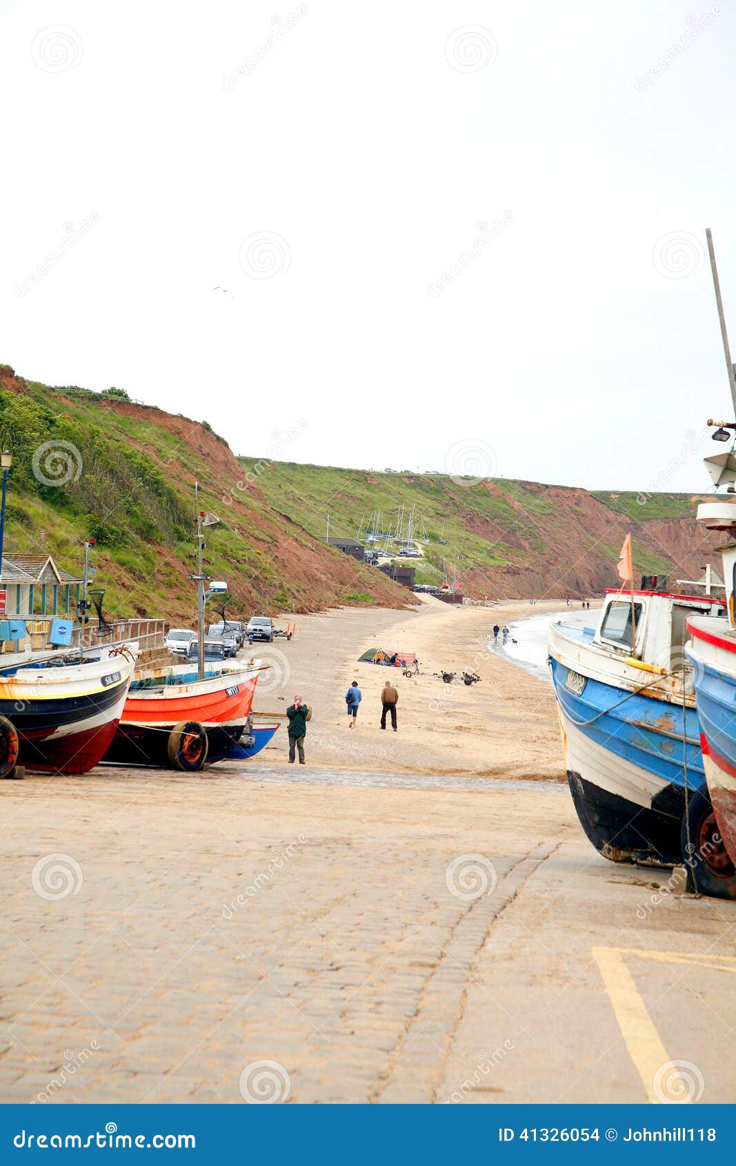 Atterrissage De Coble, Filey, Yorkshire Image stock éditorial - Image ...