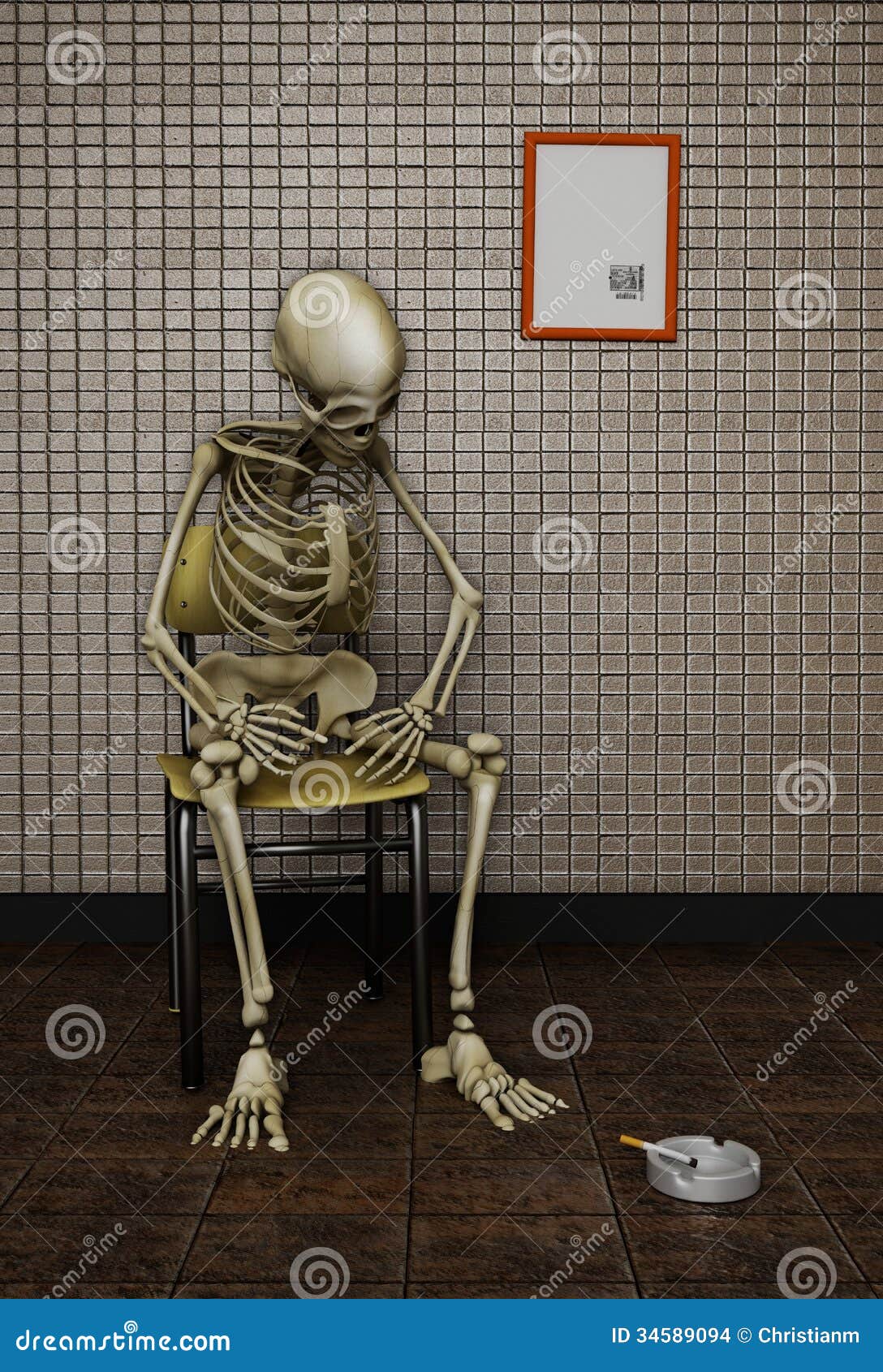 In Attesa Troppo Lungamente Illustrazione di Stock - Illustrazione di ...