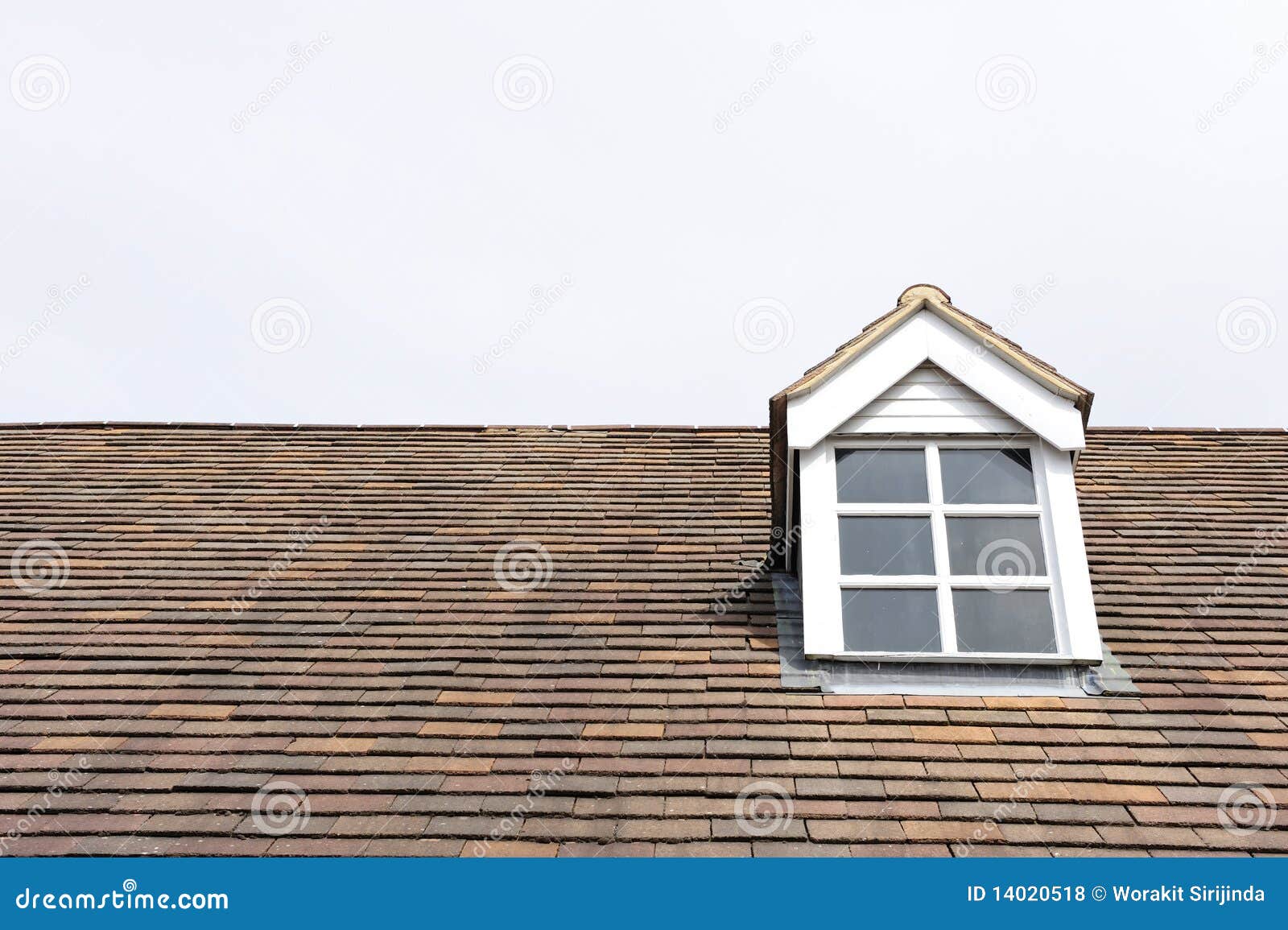 Attic stock photo. Image of exterior, blue, prestigious - 14020518