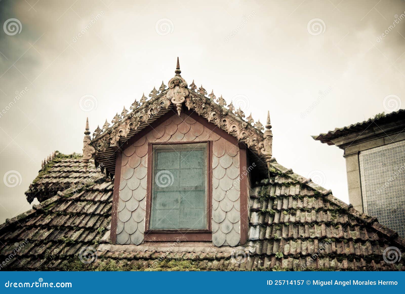 Attic stock image. Image of roof, tiles, architecture - 25714157