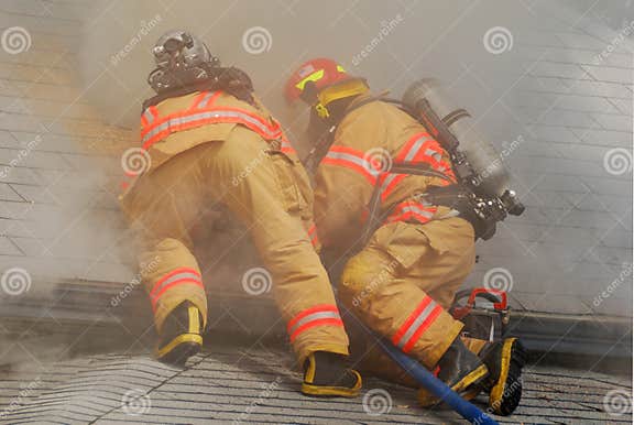 Attic Fire stock image. Image of response, attic, smoke - 24886397