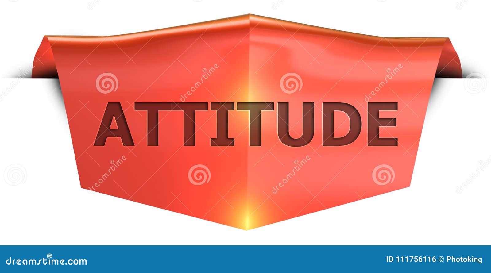 Attitude Tag Banner Stock Photography | CartoonDealer.com #112041050