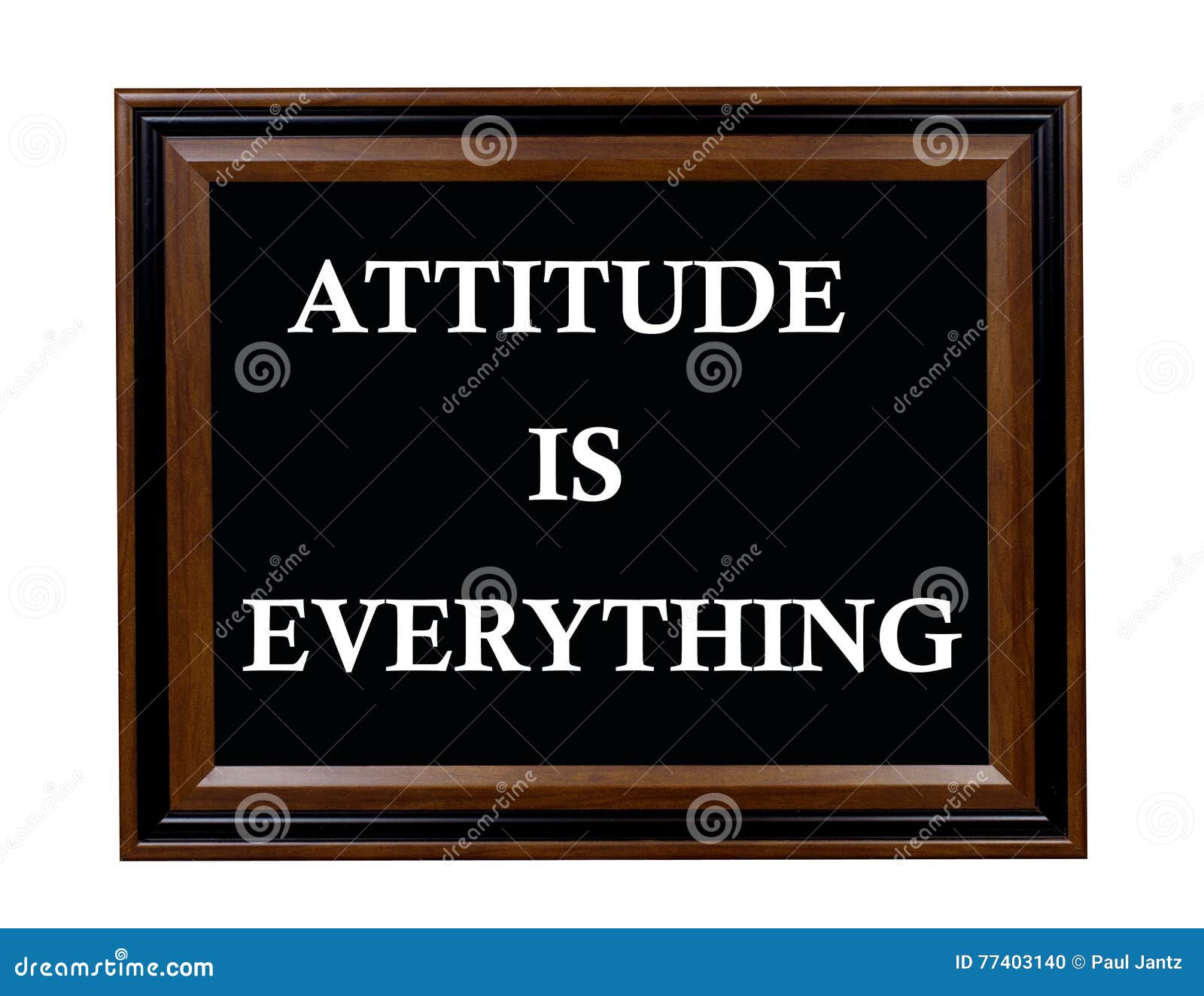Attitude is Everything Sign Stock Photo - Image of quote, attitude ...